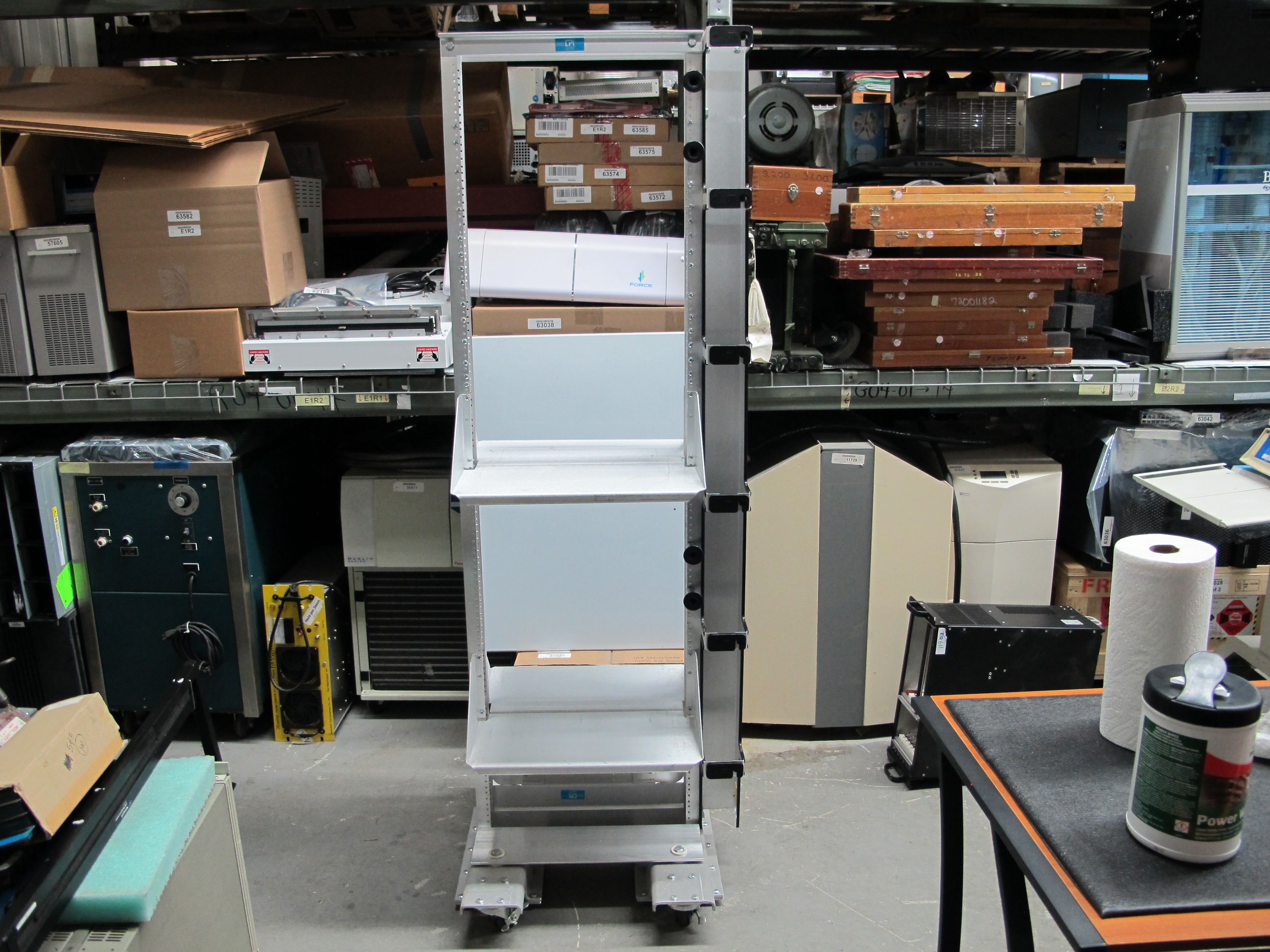 CPI CHATSWORTH ALUMINUM 6 ft RACK WITH ACCESSORIES (dolly rack with ...