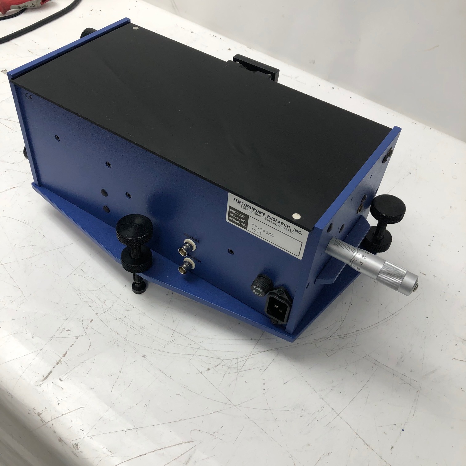 Femtochrome Research FR-103XL Rapid Scanning Autocorrelator ...