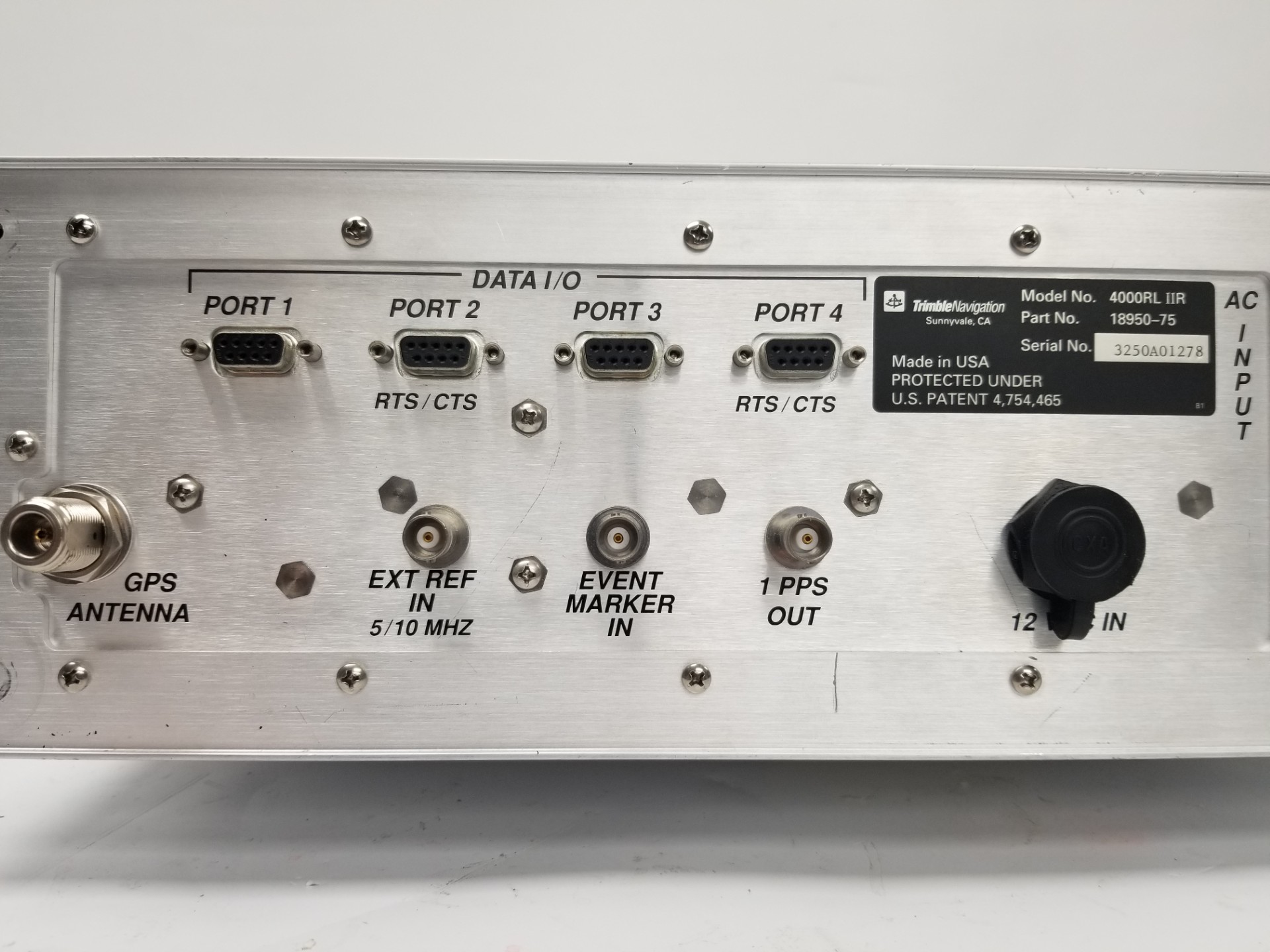 Trimble 4000RL IIR Precision GPS Receiver - Photography and Audio ...