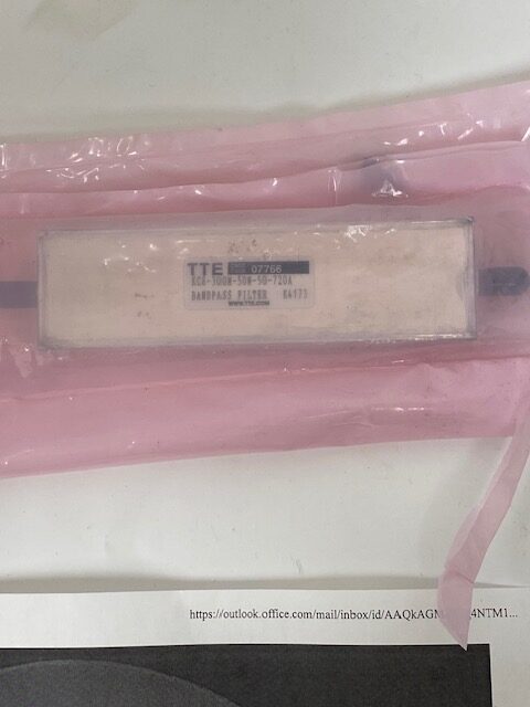 TTE KC8-300M-50M-720A Bandpass Filter