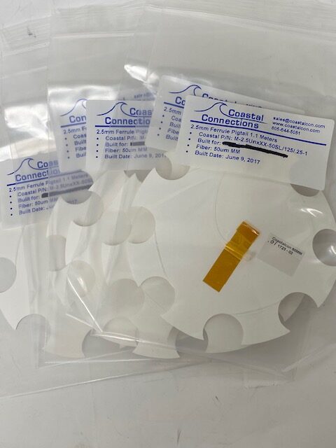 Coastal Connections M-2.5UnxXX-50SL/125/.25-1 Ferrule Pigtail