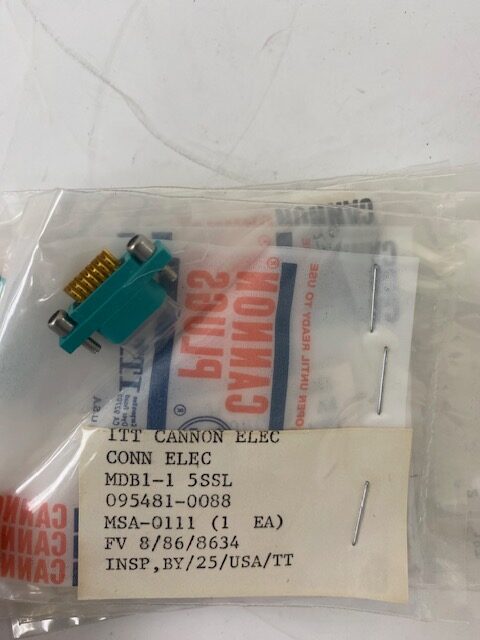 ITT Cannon MDB1-15SSL D-Sub Micro-D Connector