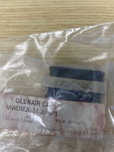 Glenair MWDM2L-51-2USP1 Micro D-Sub Connector