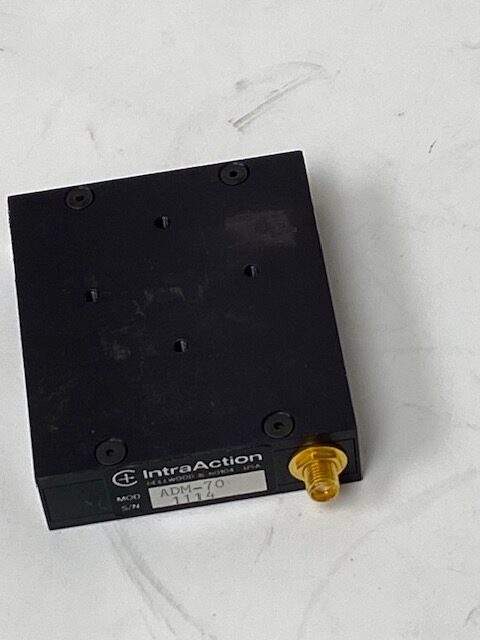 IntraAction ADM-70 Acousto-Optic Deflector-Modulator