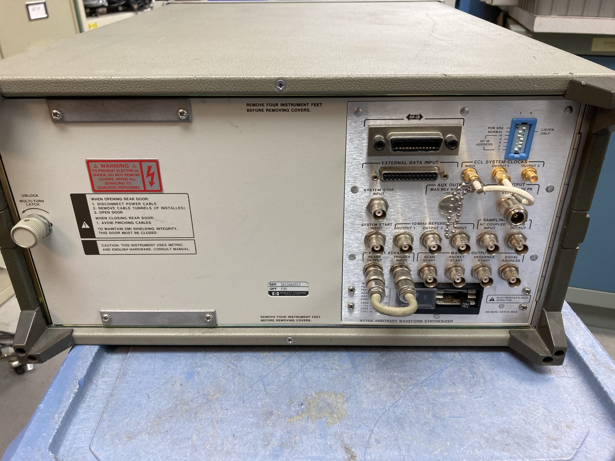 HP 8770A Arbitrary Waveform Synthesizer - Signal Generators, Test ...