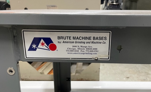Steel Table : American Grinding Machine Company; Brute Machine Base 60 ...