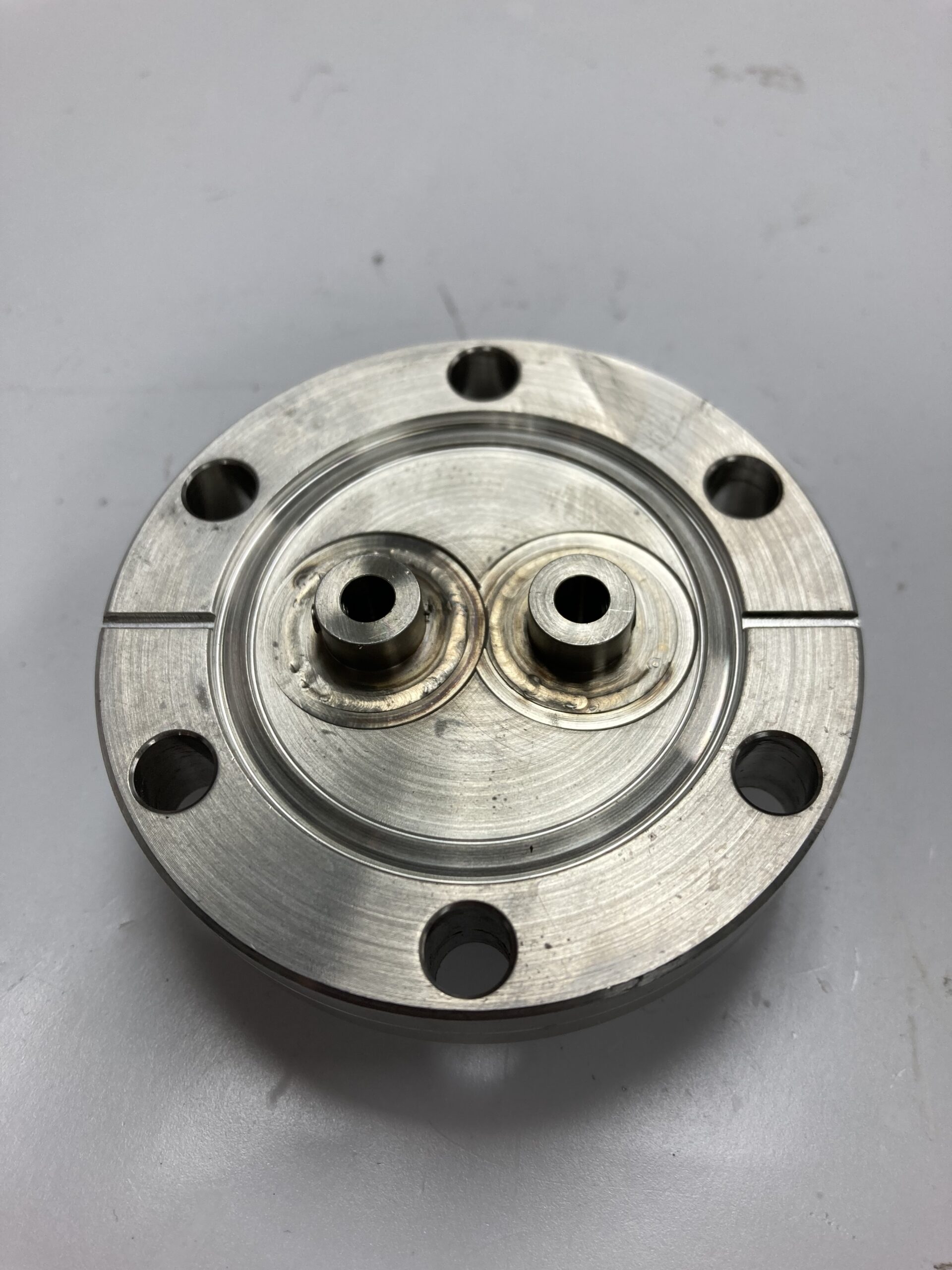 Conflat Flange to Dual VCR Adaptor - Vacuum Equipment, Vacuum Flanges ...
