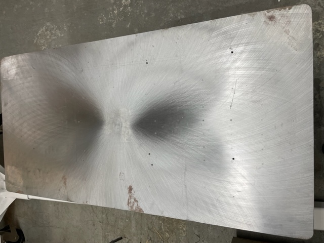 Steel Table : American Grinding Machine Company; Brute Machine Base 60”x30”x30” - Industrial ...