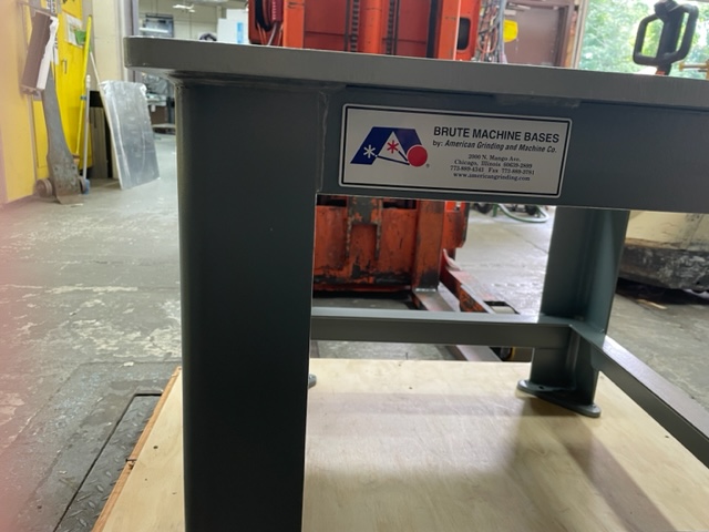 American Grinding & Machine Co. 30"x30"x24" Steel Table - Industrial ...