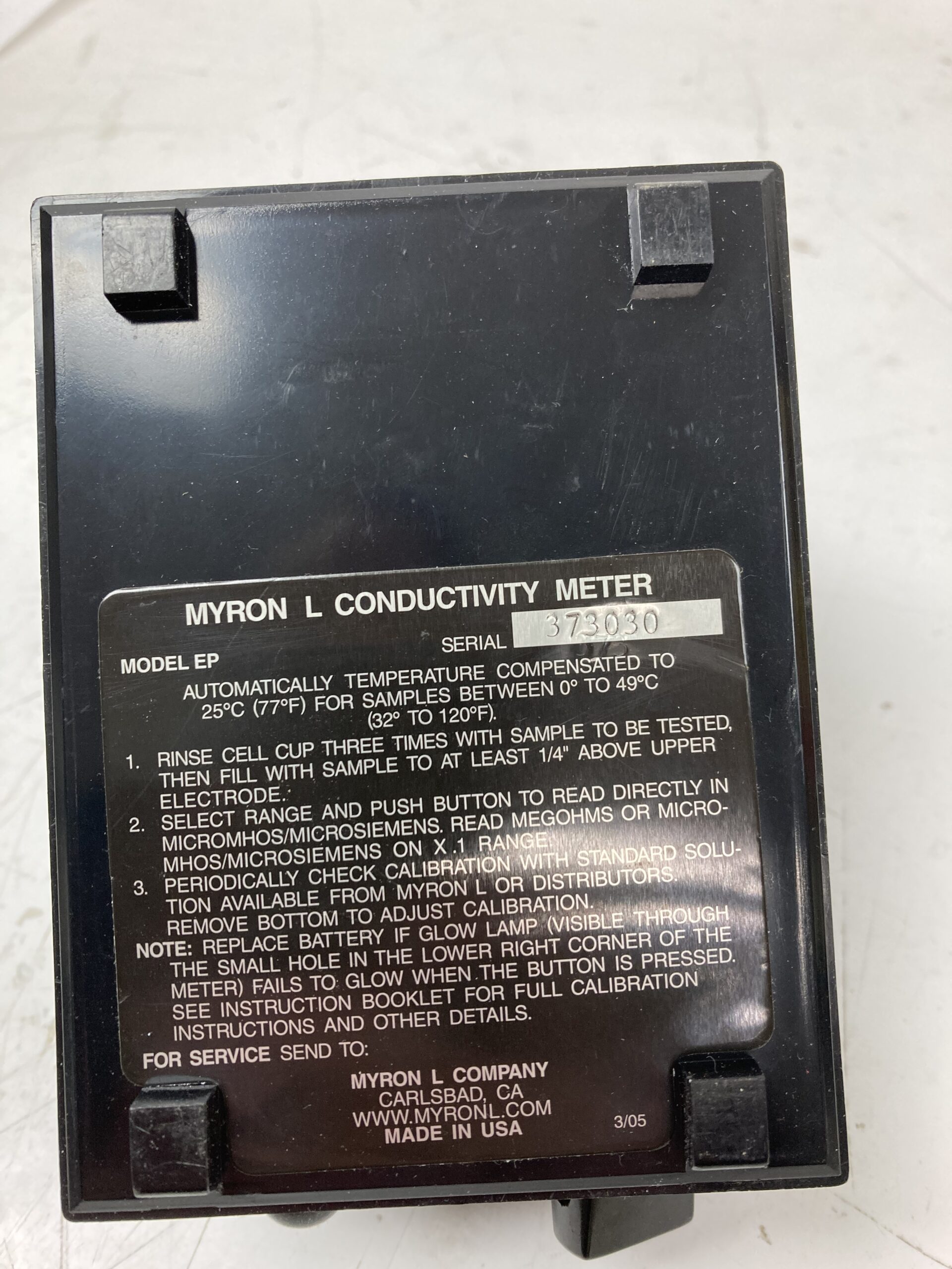 Myron L Company EP Meter - Meters - BMI SURPLUS INC