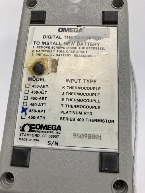 Omega 450 Handheld Temperature Indicator - Other Test Equipment, Test ...