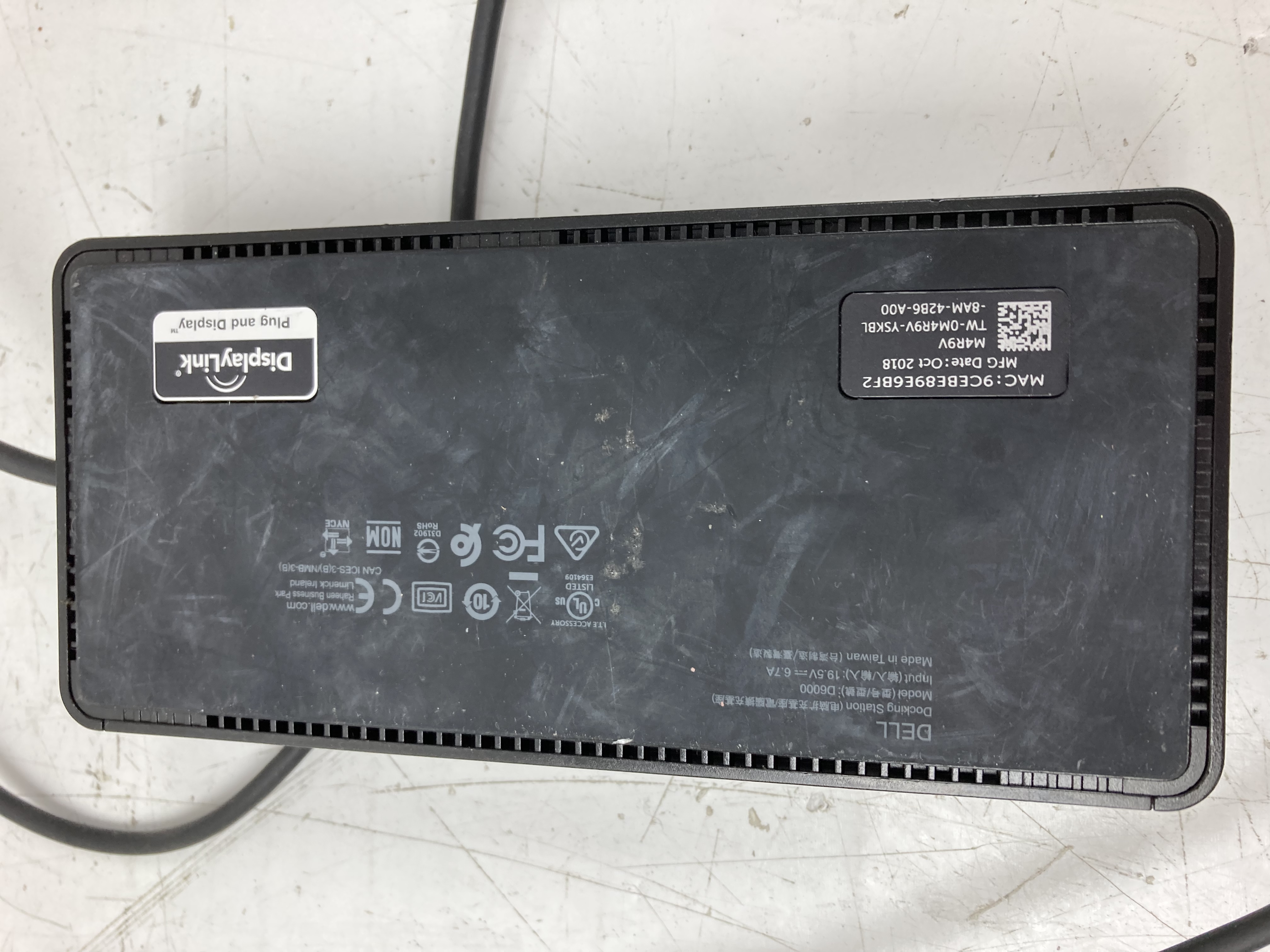 Dell D600 Universal Docking Station with iGo AC Power Adapter ...