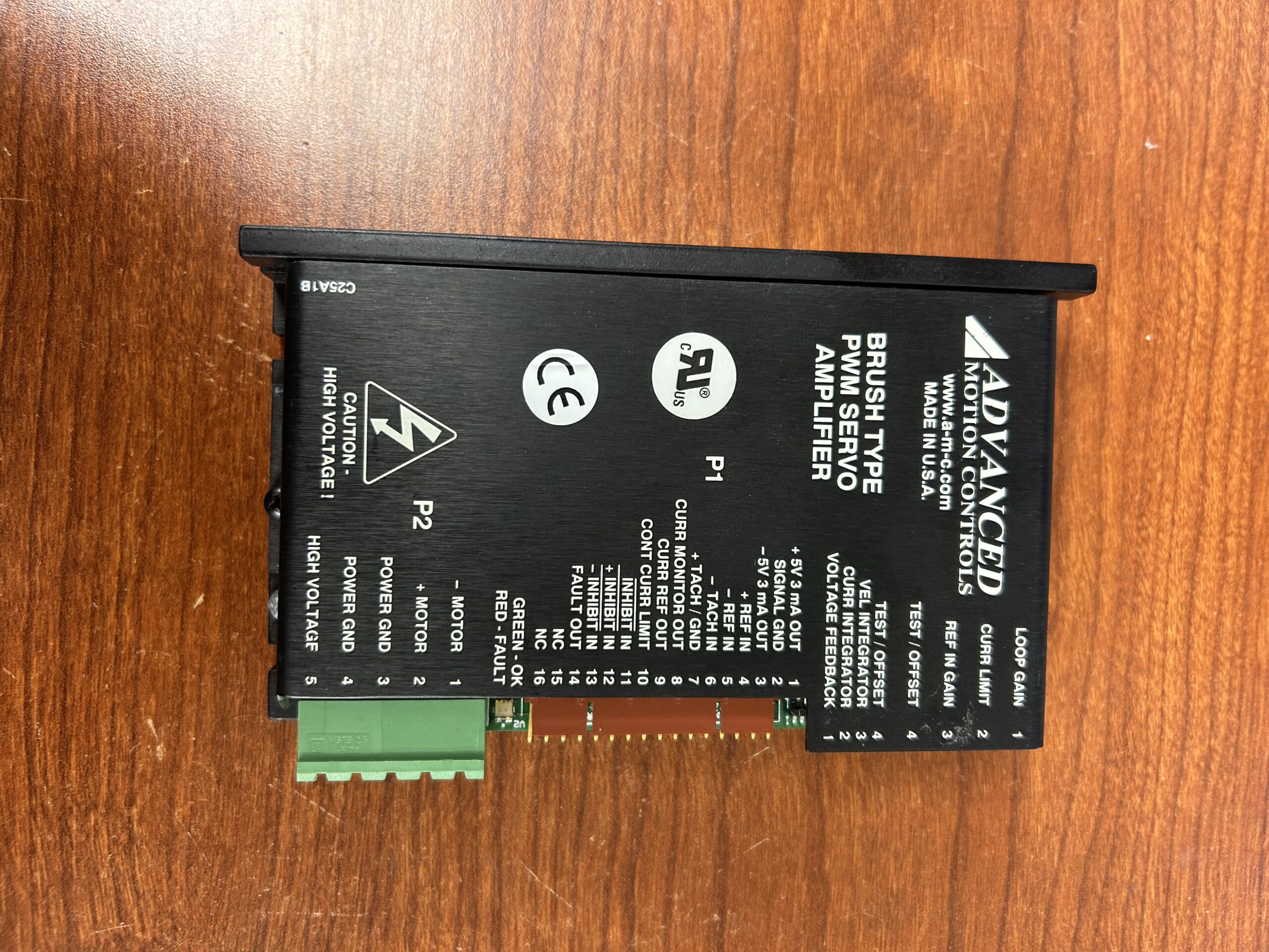 12A8K - Advanced Motion Control PWM Brush Type Servo Amplifier X08 lot of 2