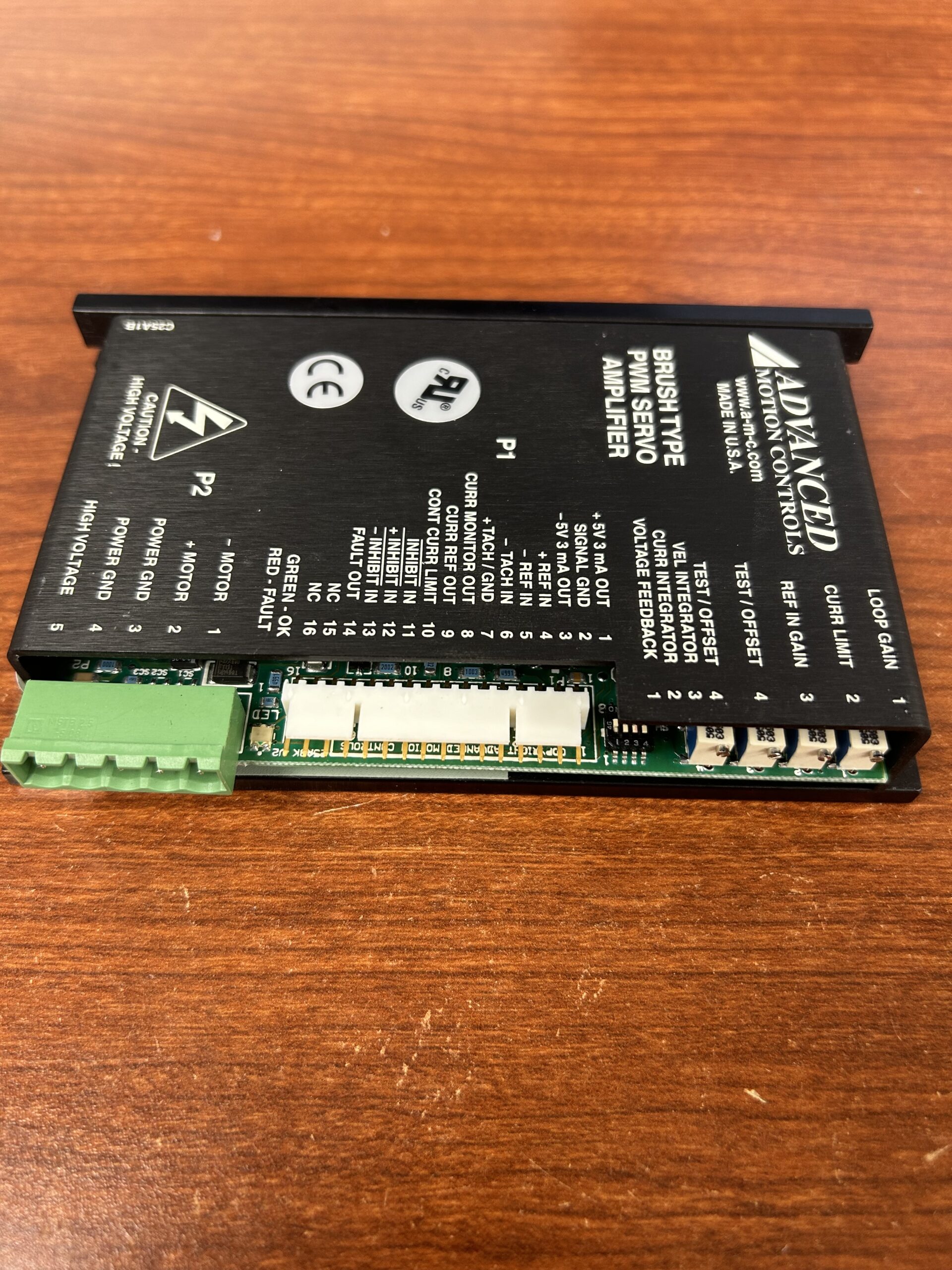 12A8K - Advanced Motion Control PWM Brush Type Servo Amplifier X08 lot of 2