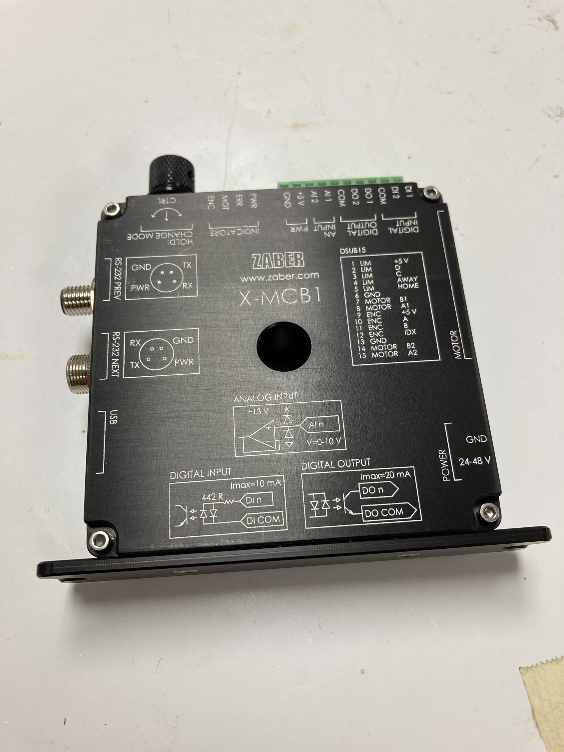 Zaber X-MCB1 Stepper Motor Controller 2-Output - Industrial Process ...