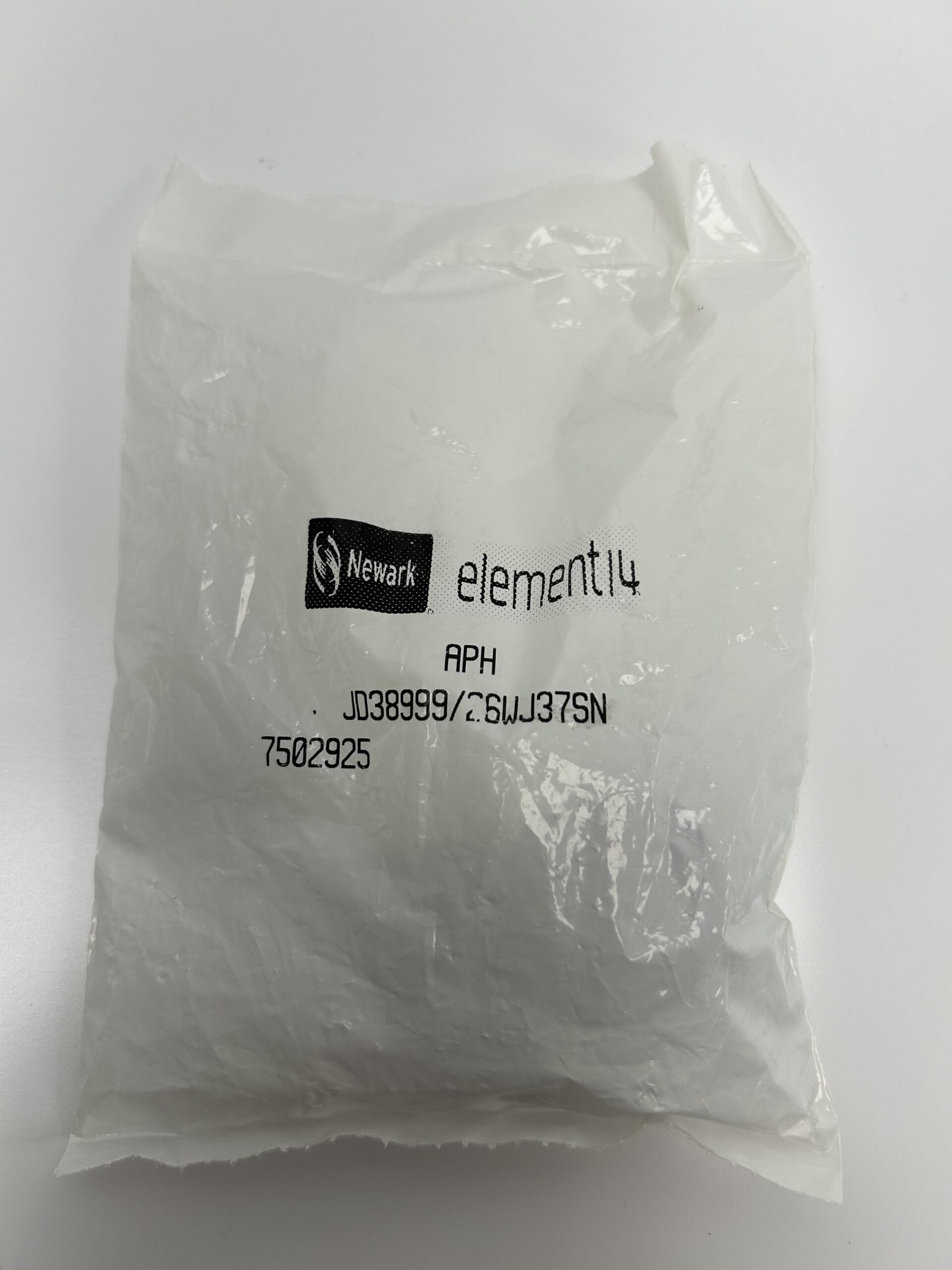 Newark Element14 JD38999/26WJ37SN - Multi-Pin and Mil-Spec Connectors ...