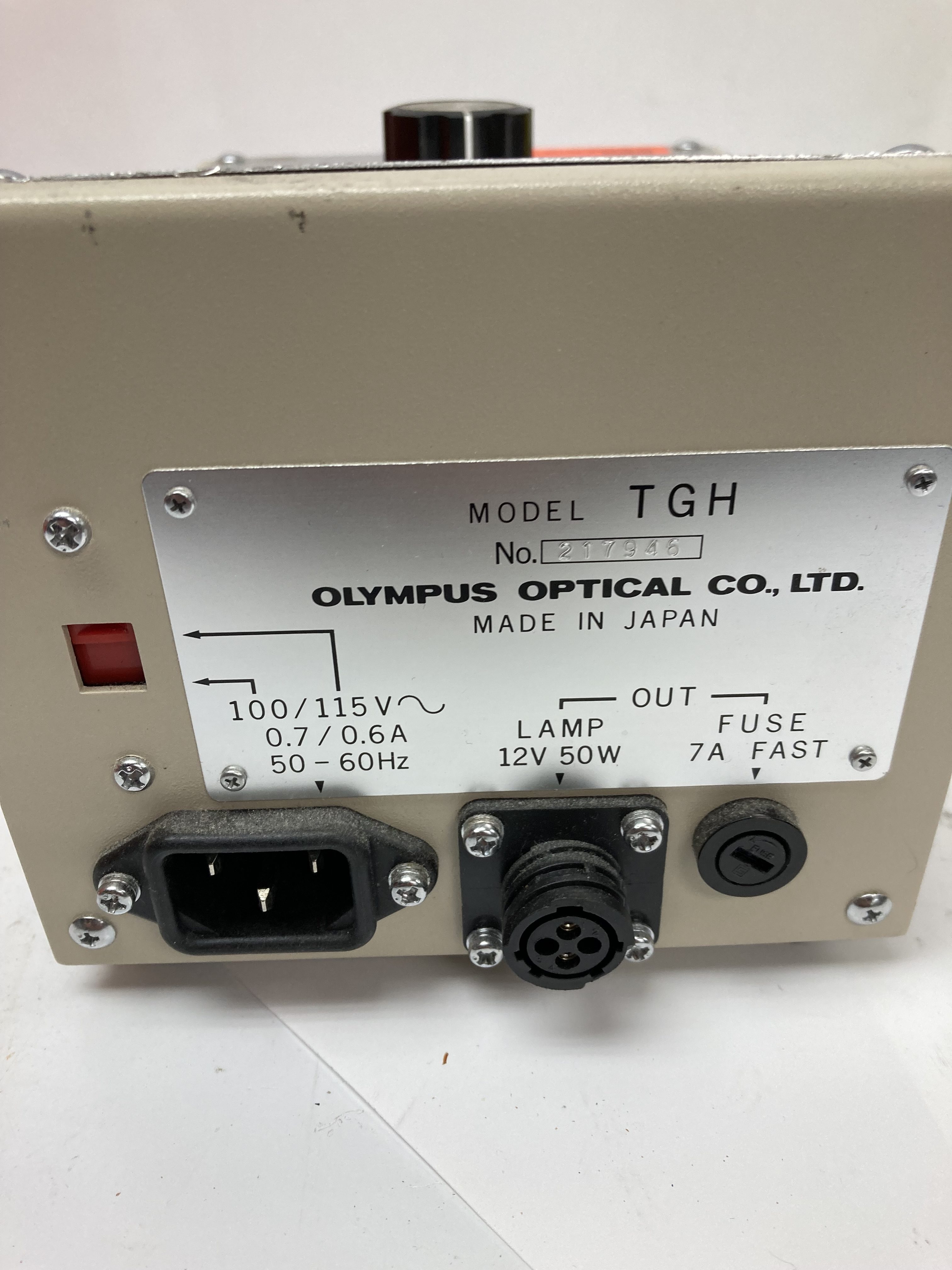 Olympus Optical TGH Light Source Transformer - Optical Sources and ...