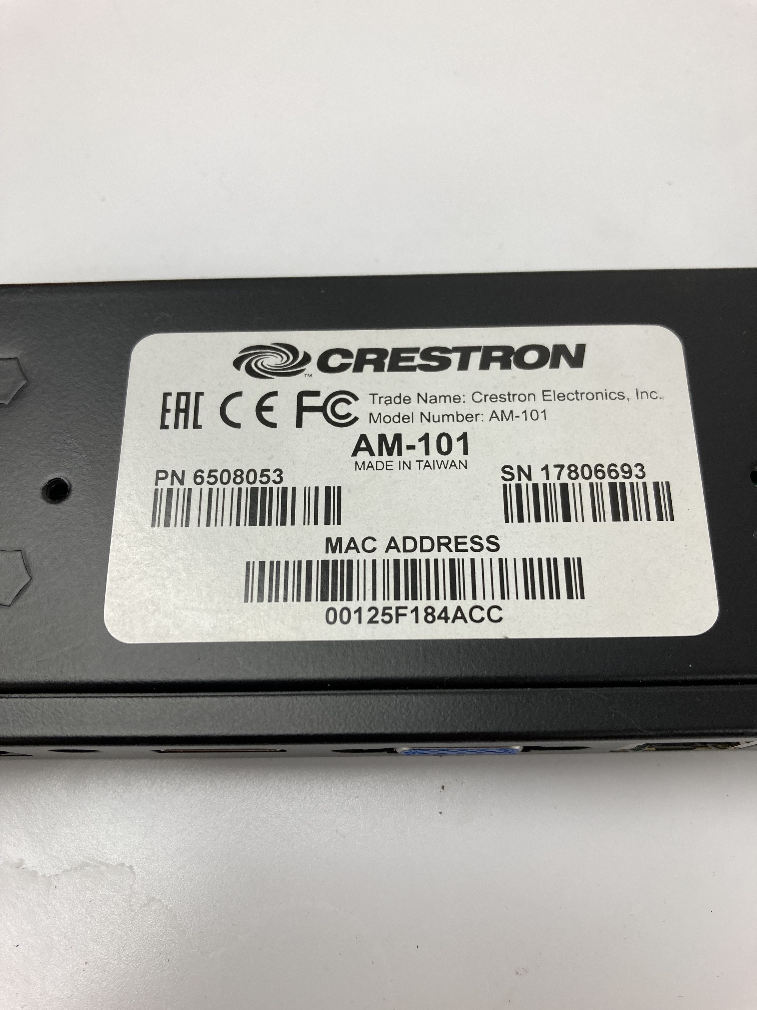 Crestron AM-101 Video Controller - Photography and Audio Equipment ...