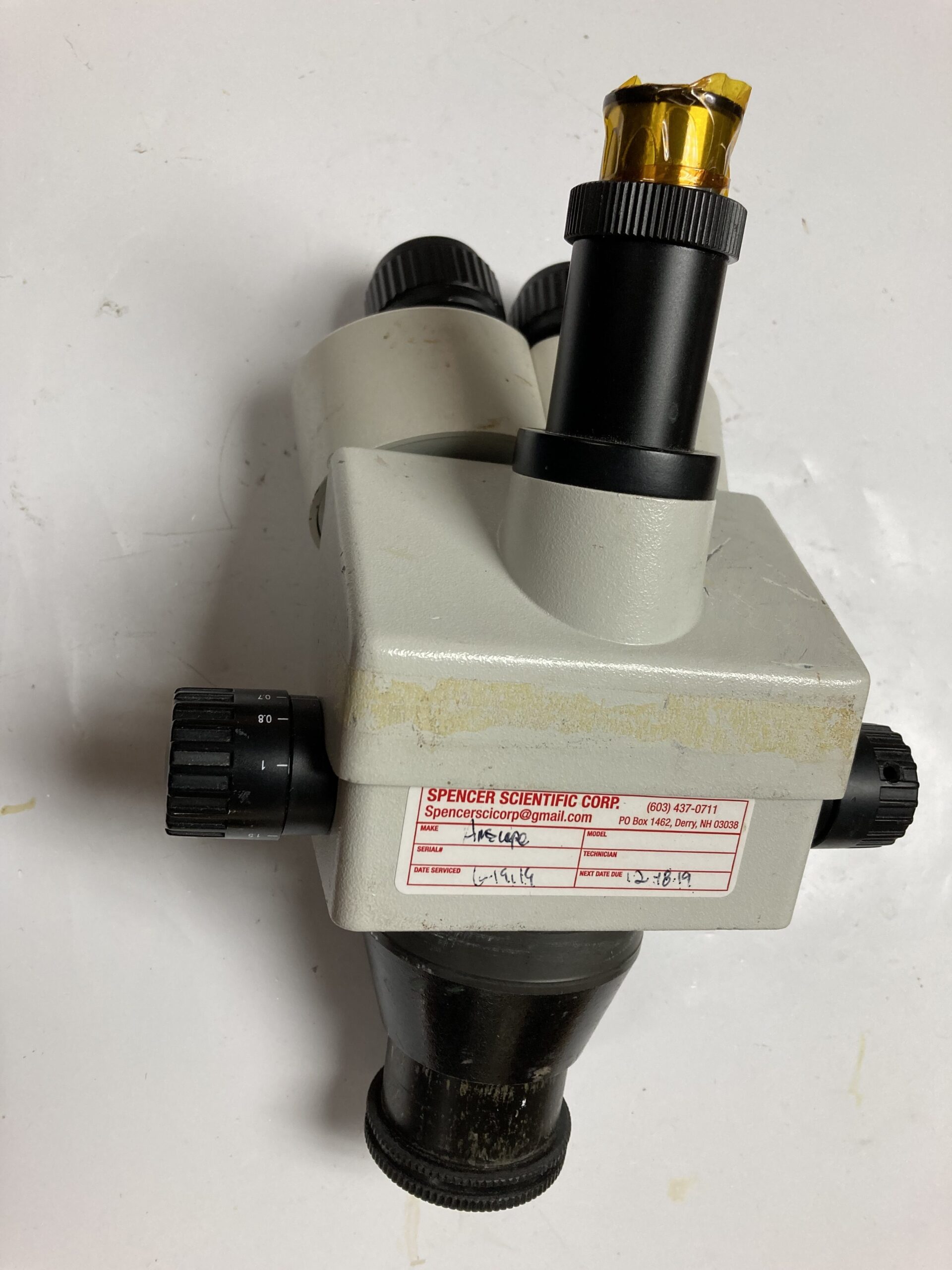 Simul Focal Trinocular-SM-4TZ AmScope Microscope Head - Optical ...