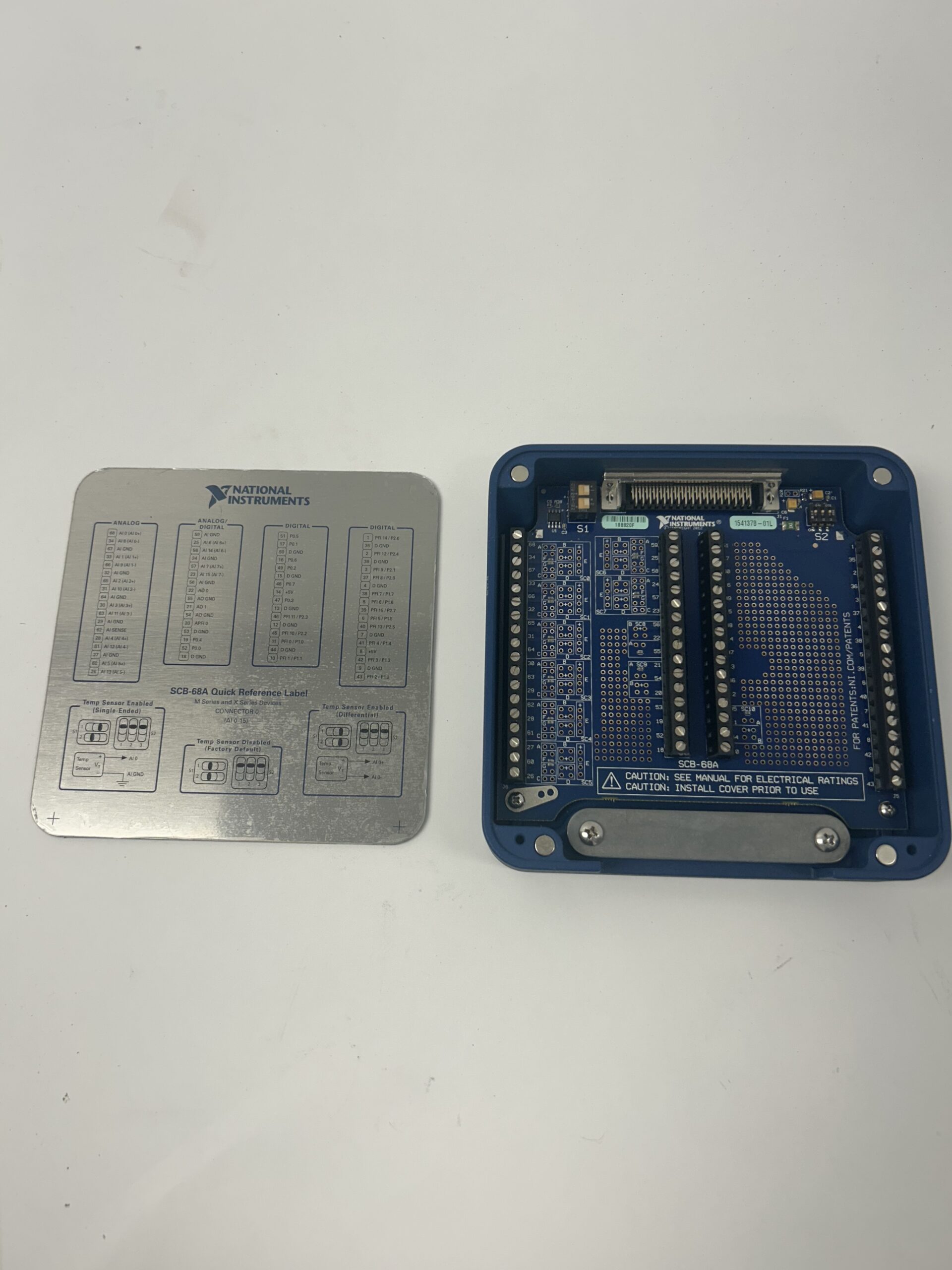NATIONAL INSTRUMENTS SCB-68A SHIELDED I/O CONNECTOR TERMINAL BLOCK ...
