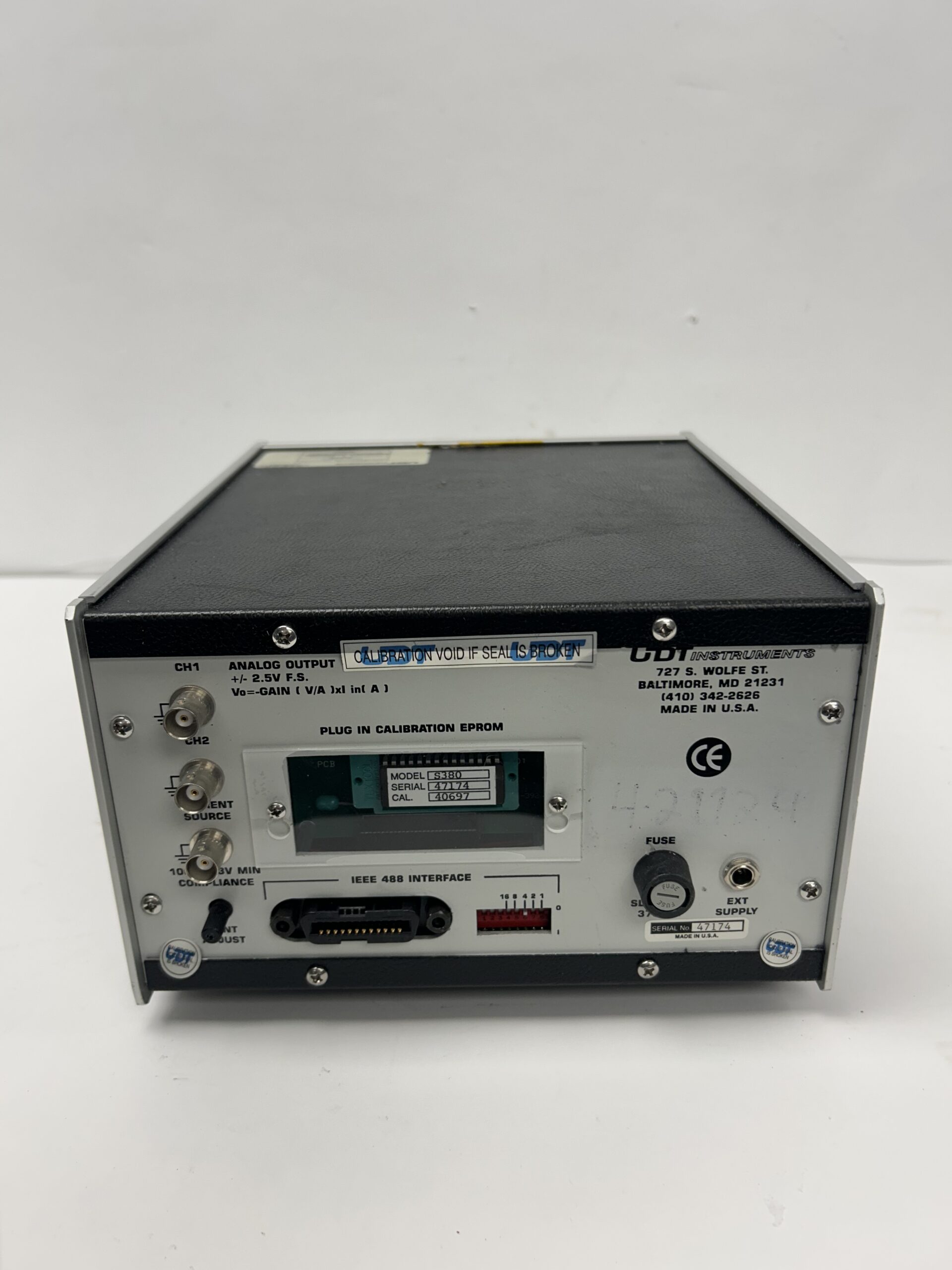 UDT INSTRUMENTS S380 DUAL CHANNEL OPTOMETER: High-precision Measurements