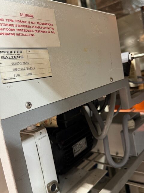 Balzers TSH050 Turbomolecular Pump - Vacuum Pumps - BMI SURPLUS INC