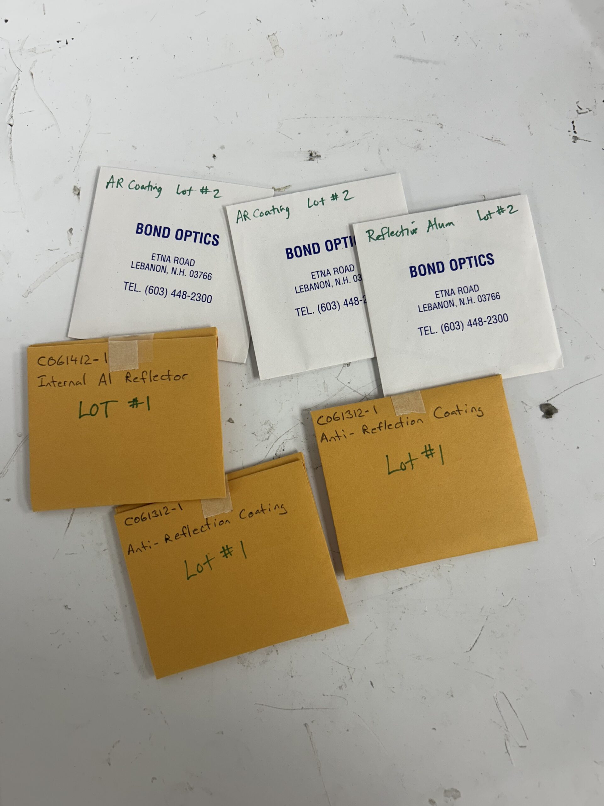 Anti-Reflection Coated Optics & Reflector Components Bond Optics