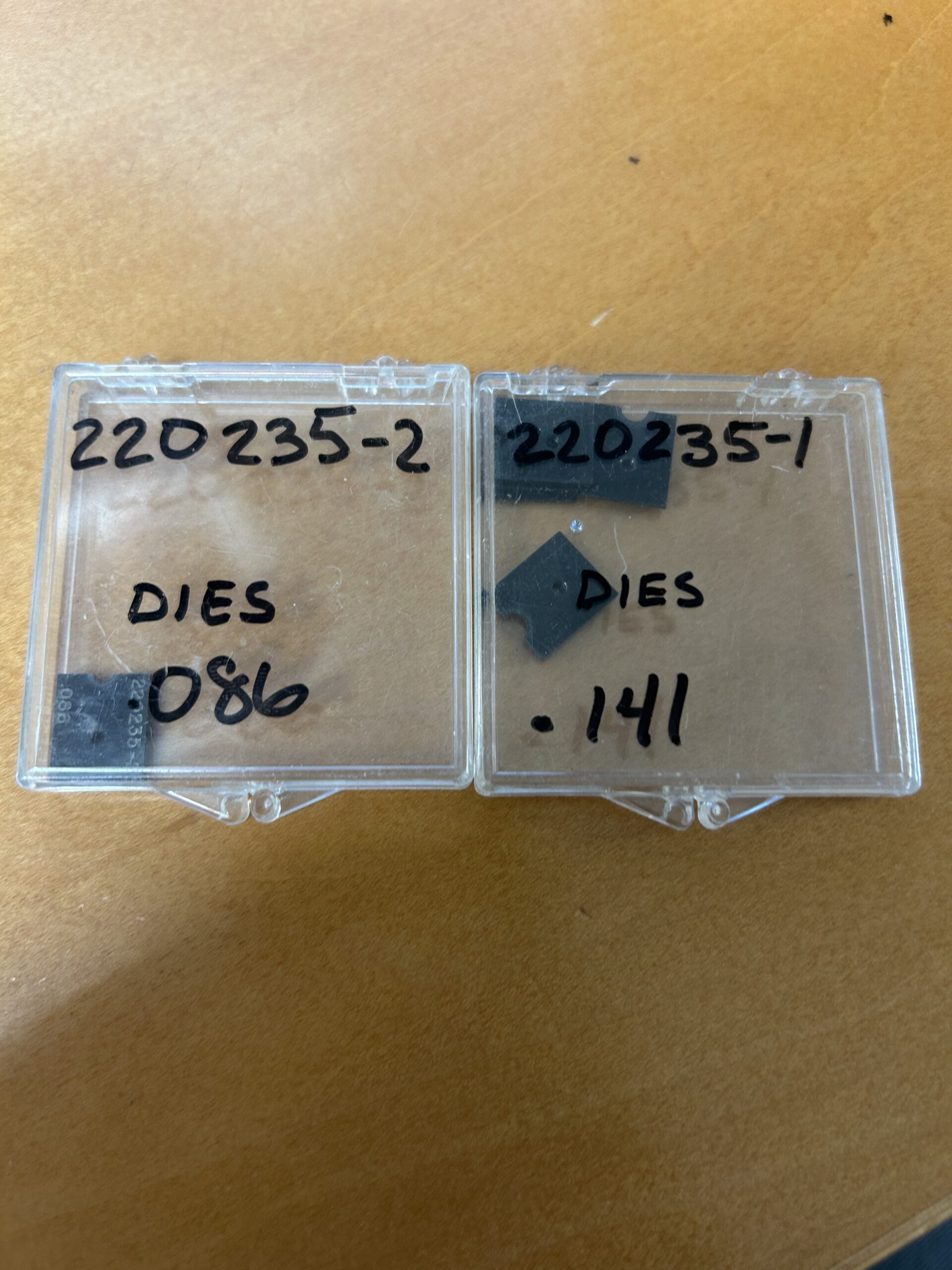 AMP 220235-1 & 220235-2 Die Set Lot with Accessories