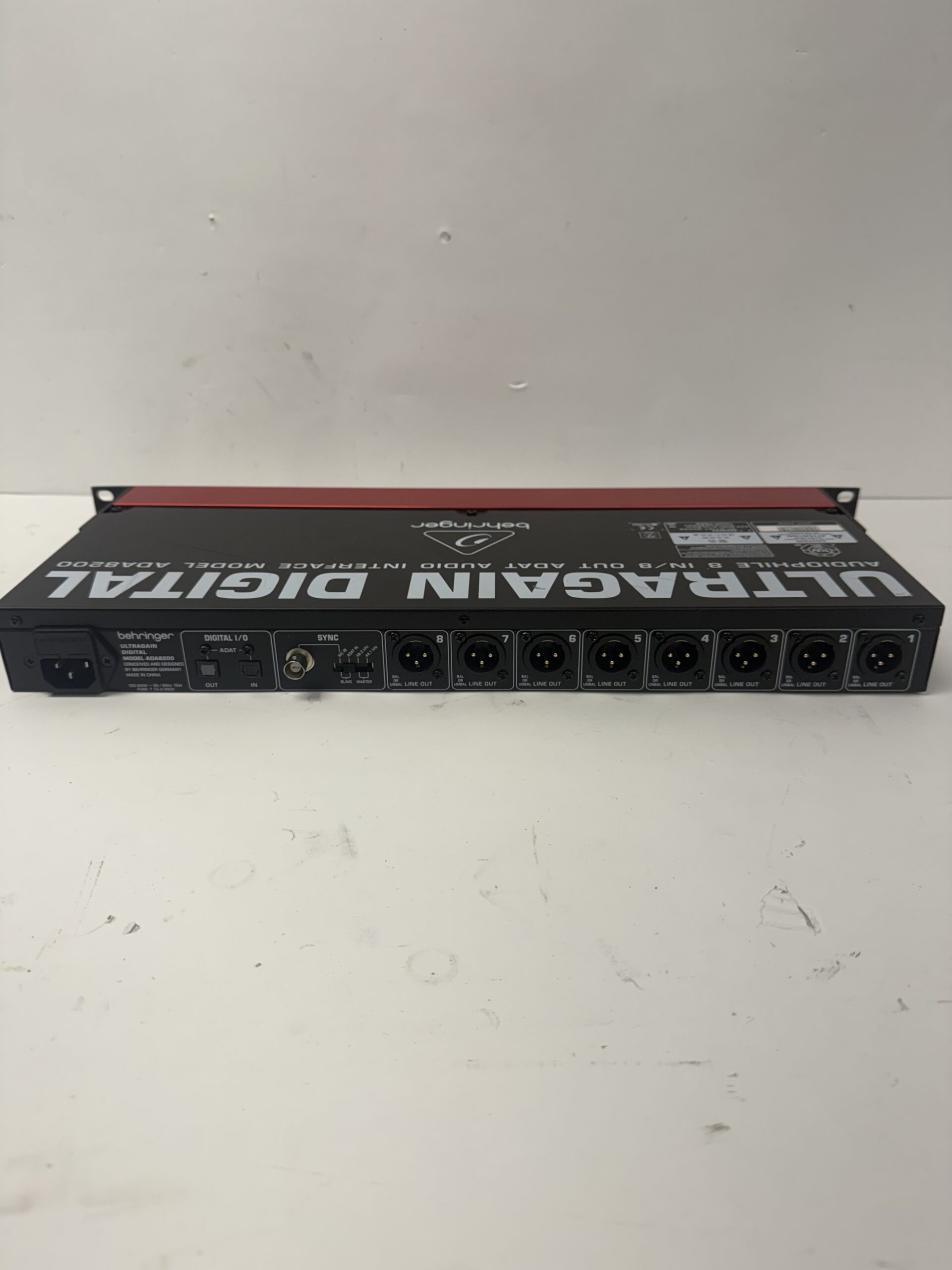 Behringer ADA8200 UltraGain Microphone Preamp