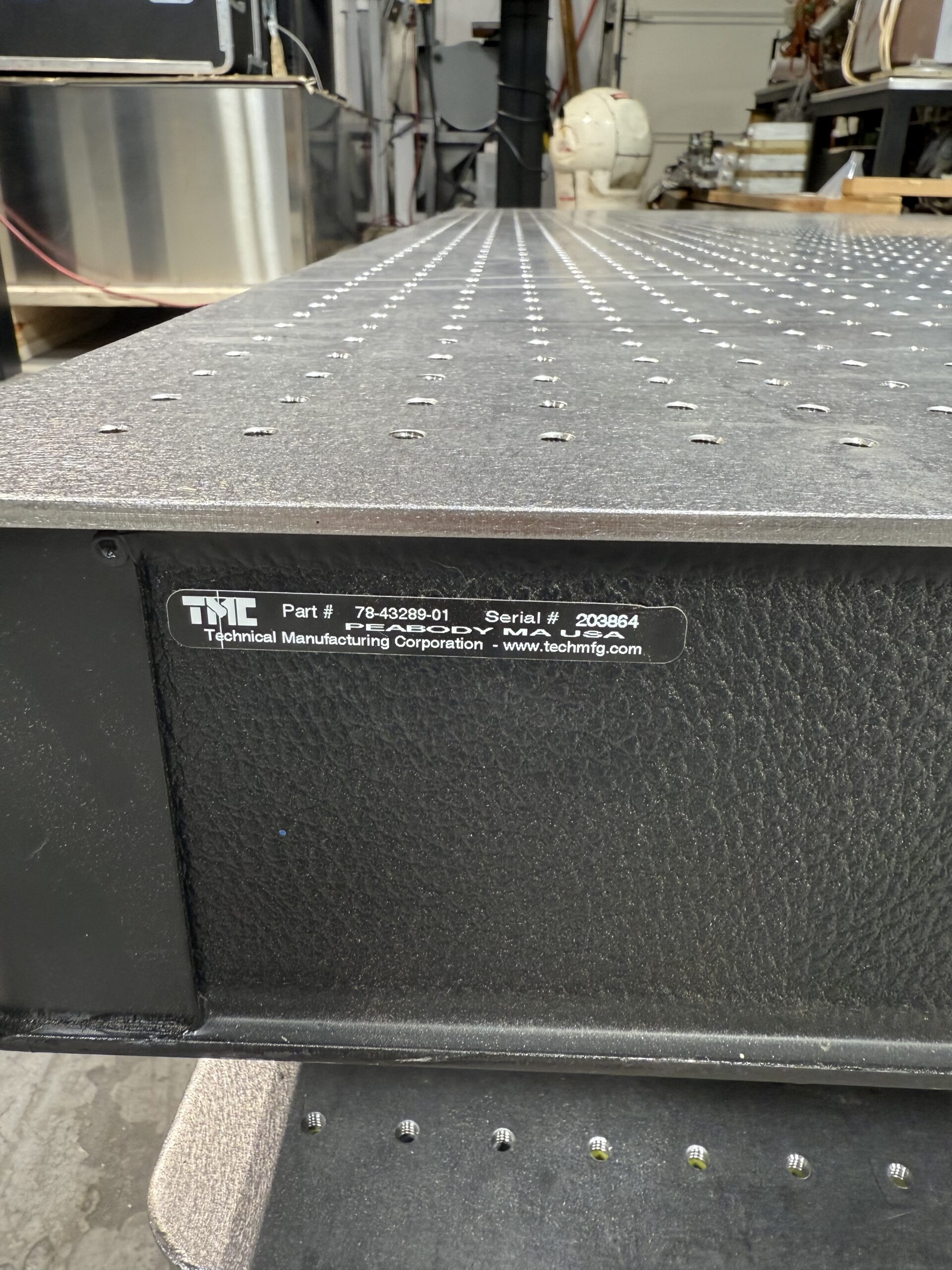 TMC 78-43289-01 Optical Table – 3' x 5' x 4" Precision Platform