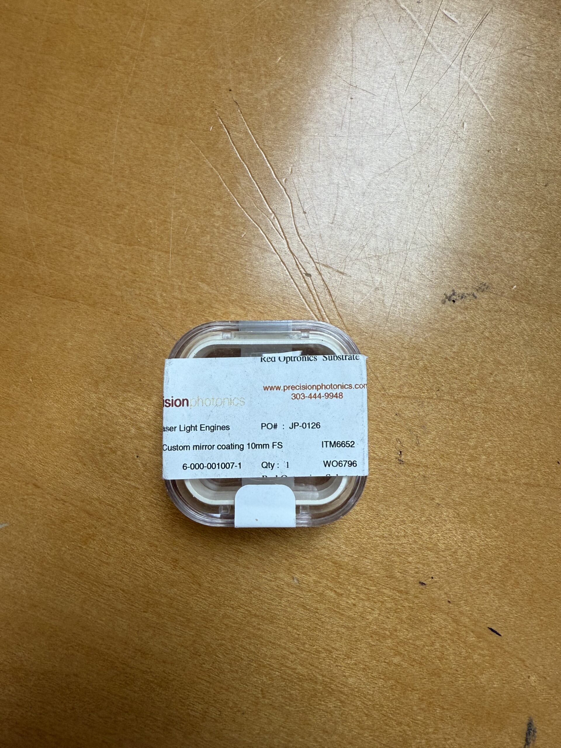 Precision Photonics Red Optronics Cylindrical Optics Components