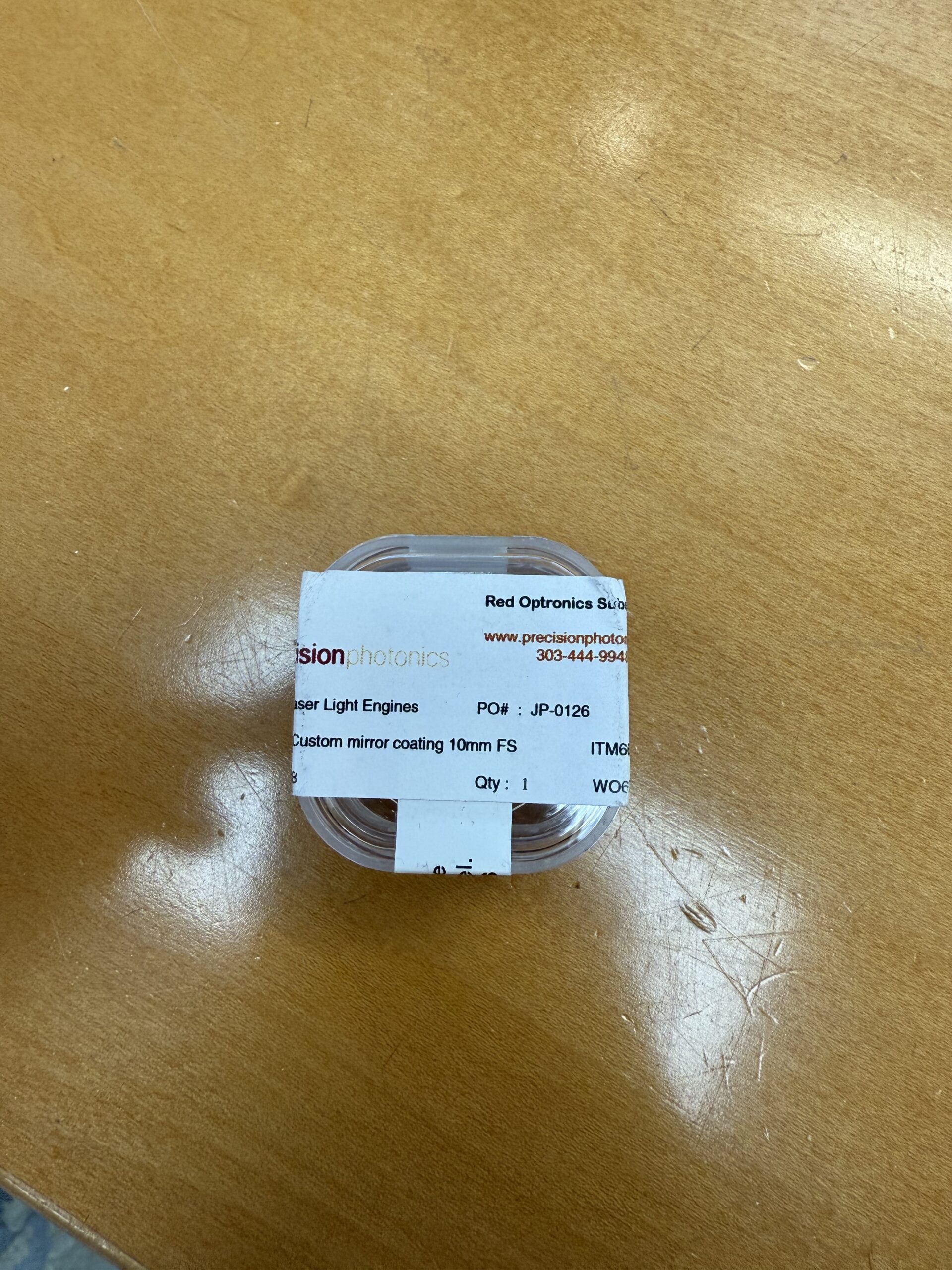 Precision Photonics Red Optronics Cylindrical Optics Components