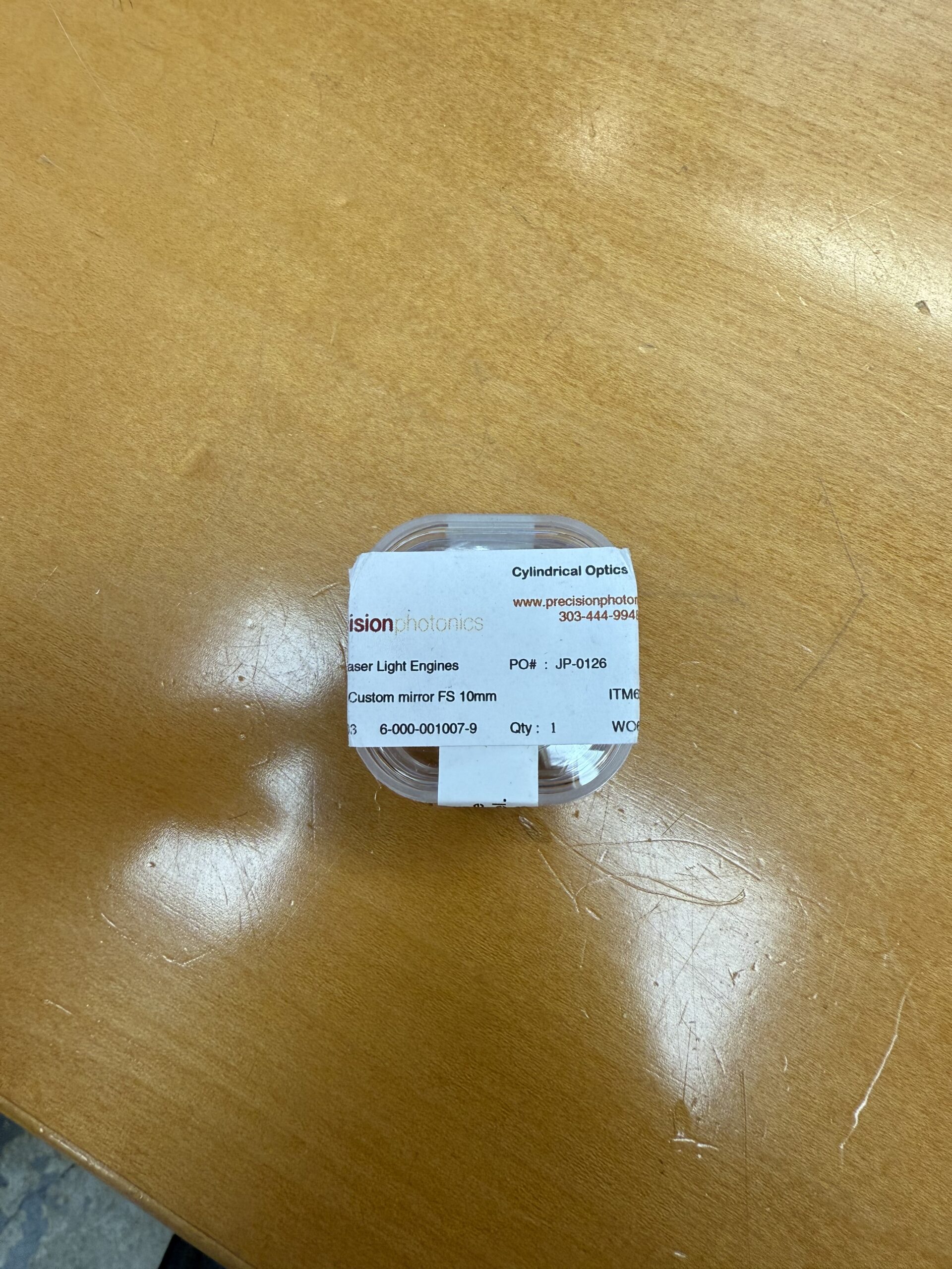 Precision Photonics Red Optronics Cylindrical Optics Components