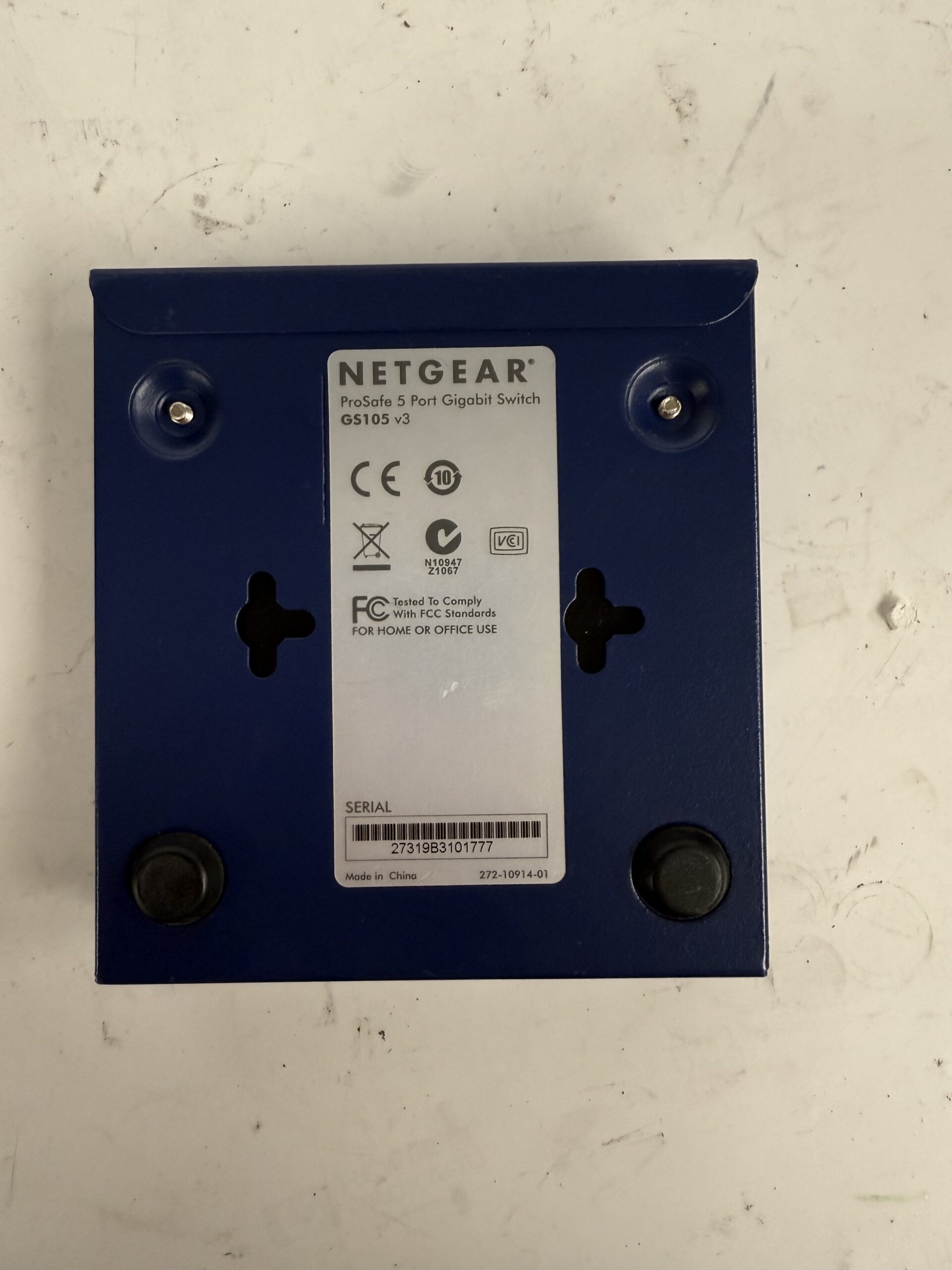 NETGEAR ProSAFE GS105 V3 – 5-Port Gigabit Switch