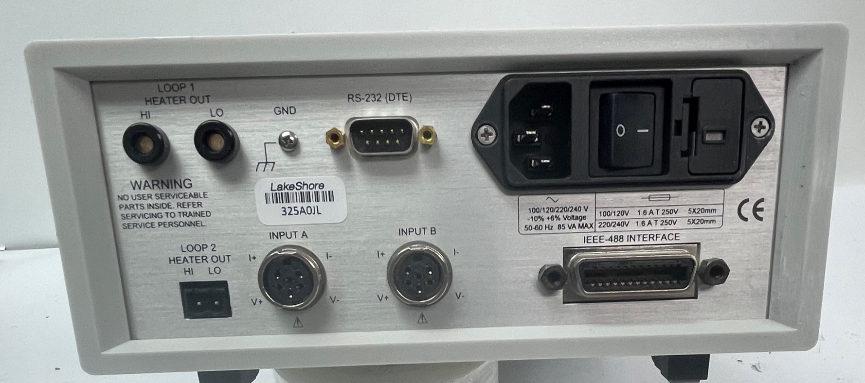 LakeShore 325 Temperature Controller - Vacuum Equipment, Vacuum ...