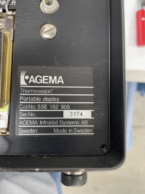 Agema Thermovision - Camera Lenses, Photography and Audio Equipment ...