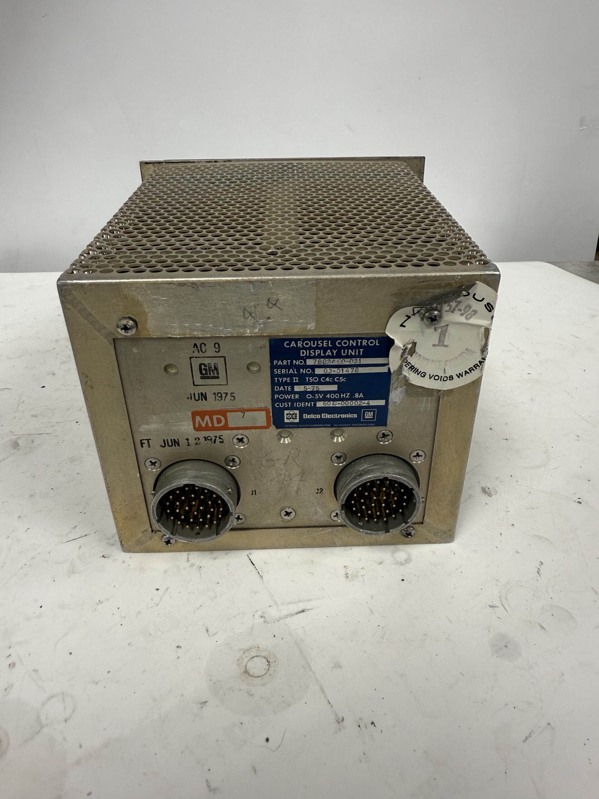 Delco Electronics 7883460-031 Avionics Navigation Module