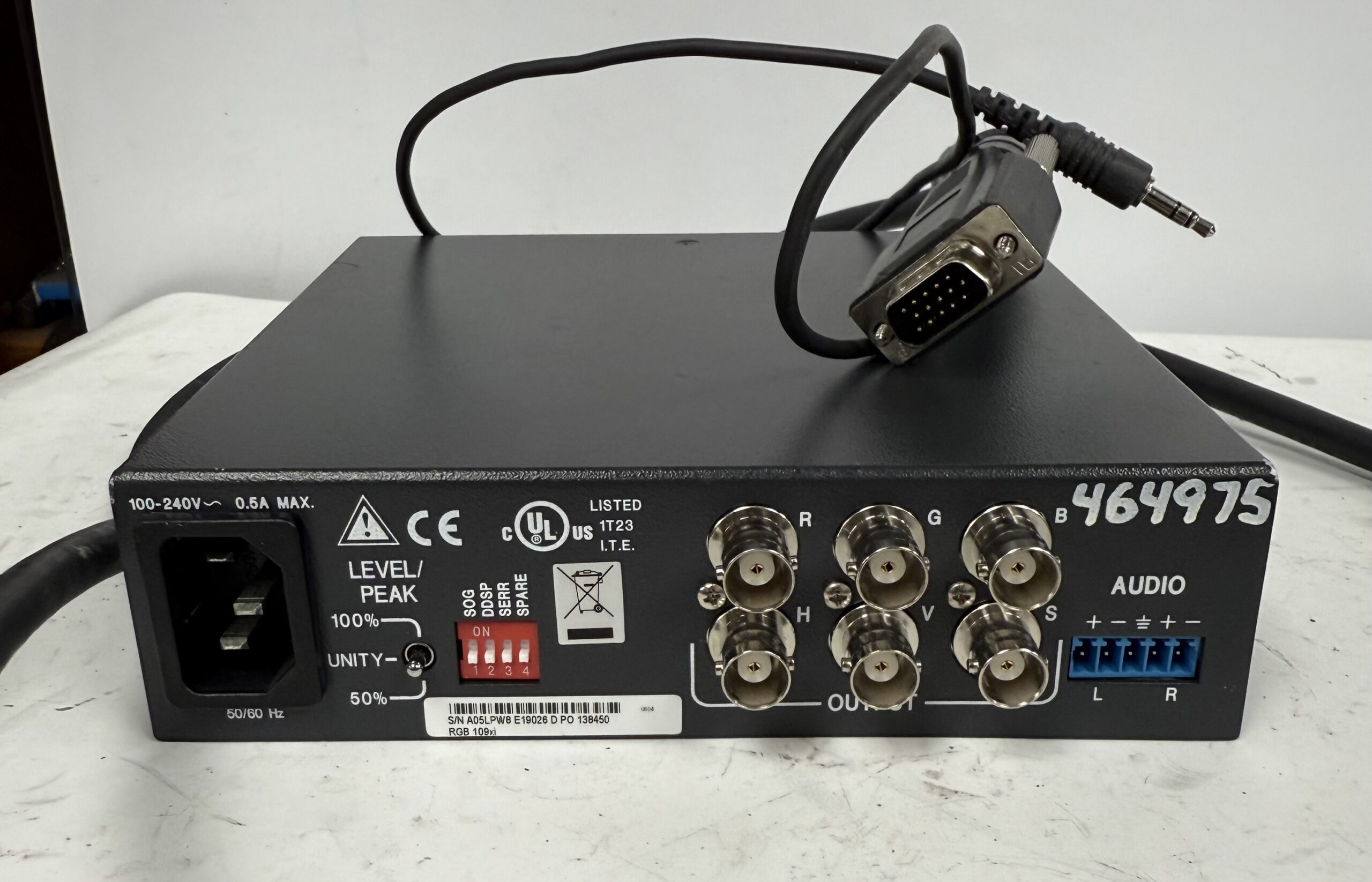 Extron RGB 109xi – Analog Computer-Video and Audio Interface