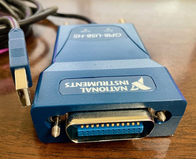 GPIB GPIB-USB-HS Cables NI GPIB USB HS National Instrumens Interface Adapter Controller IEEE 488 ...