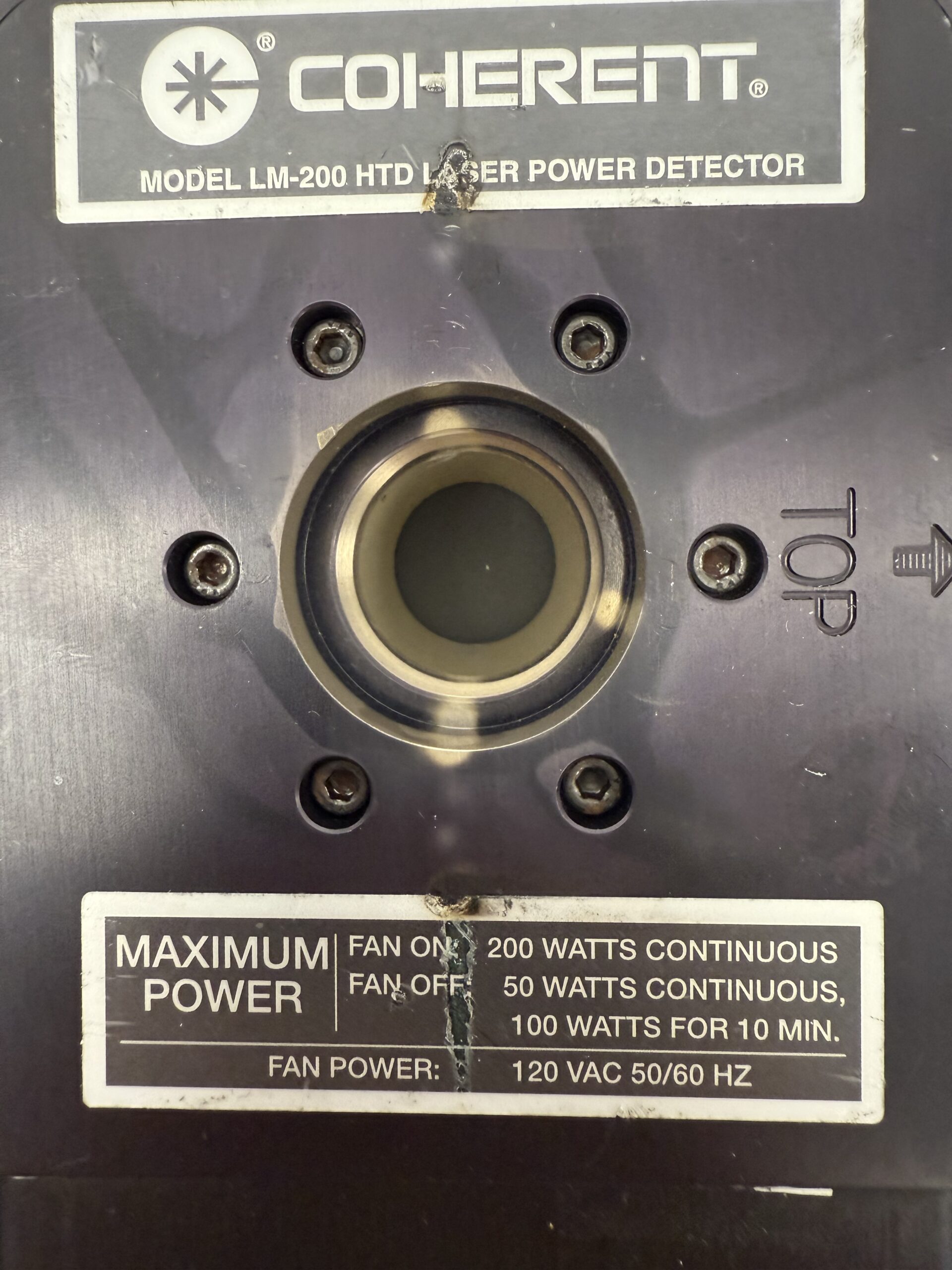 Coherent PowerMax-USB LM-200 Thermopile Laser Power Sensor