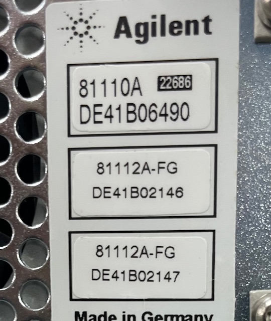 Agilent 8110A Pattern Generator