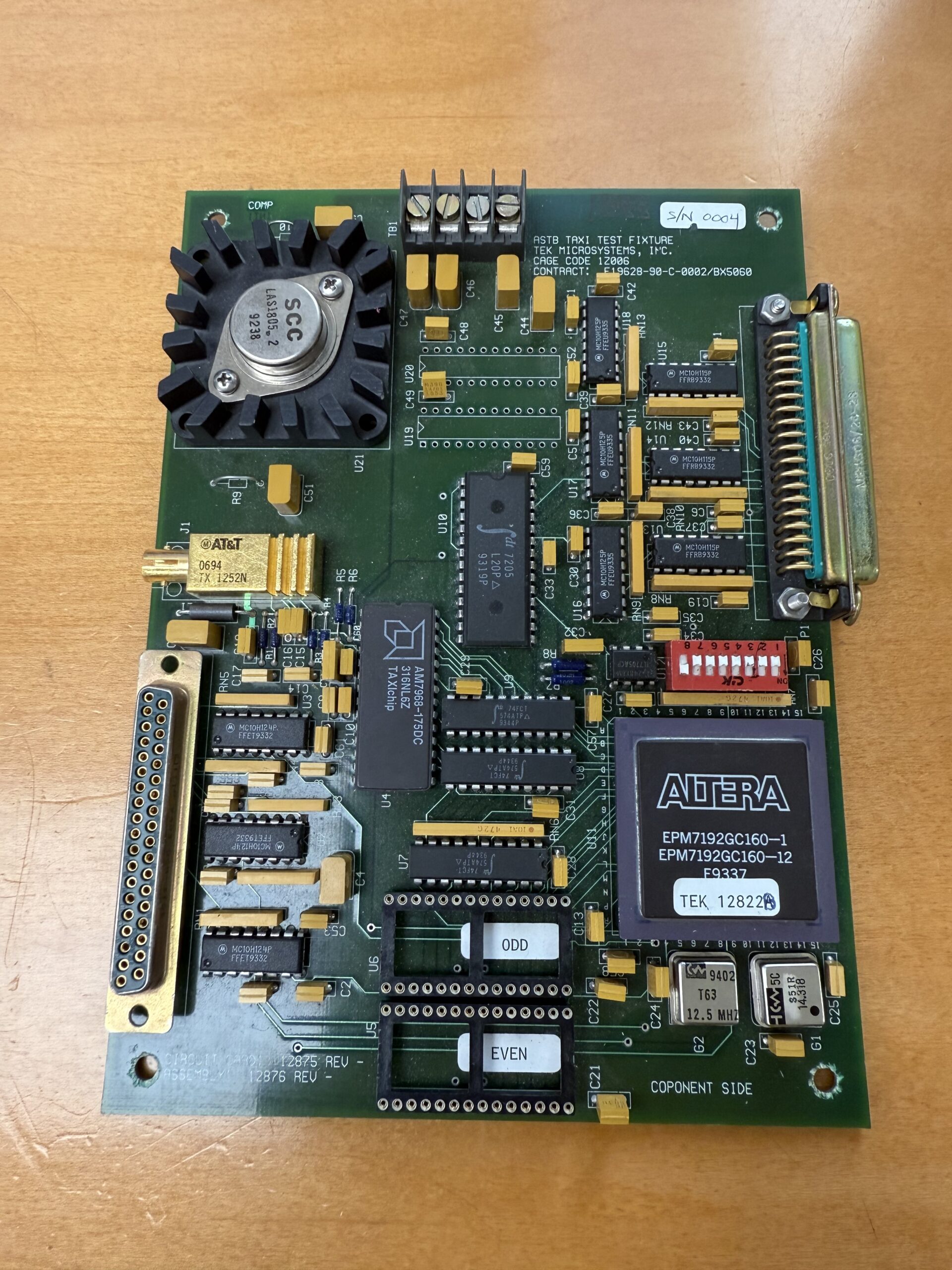 ASTB Taxi Test Fixture PCB - AS IS