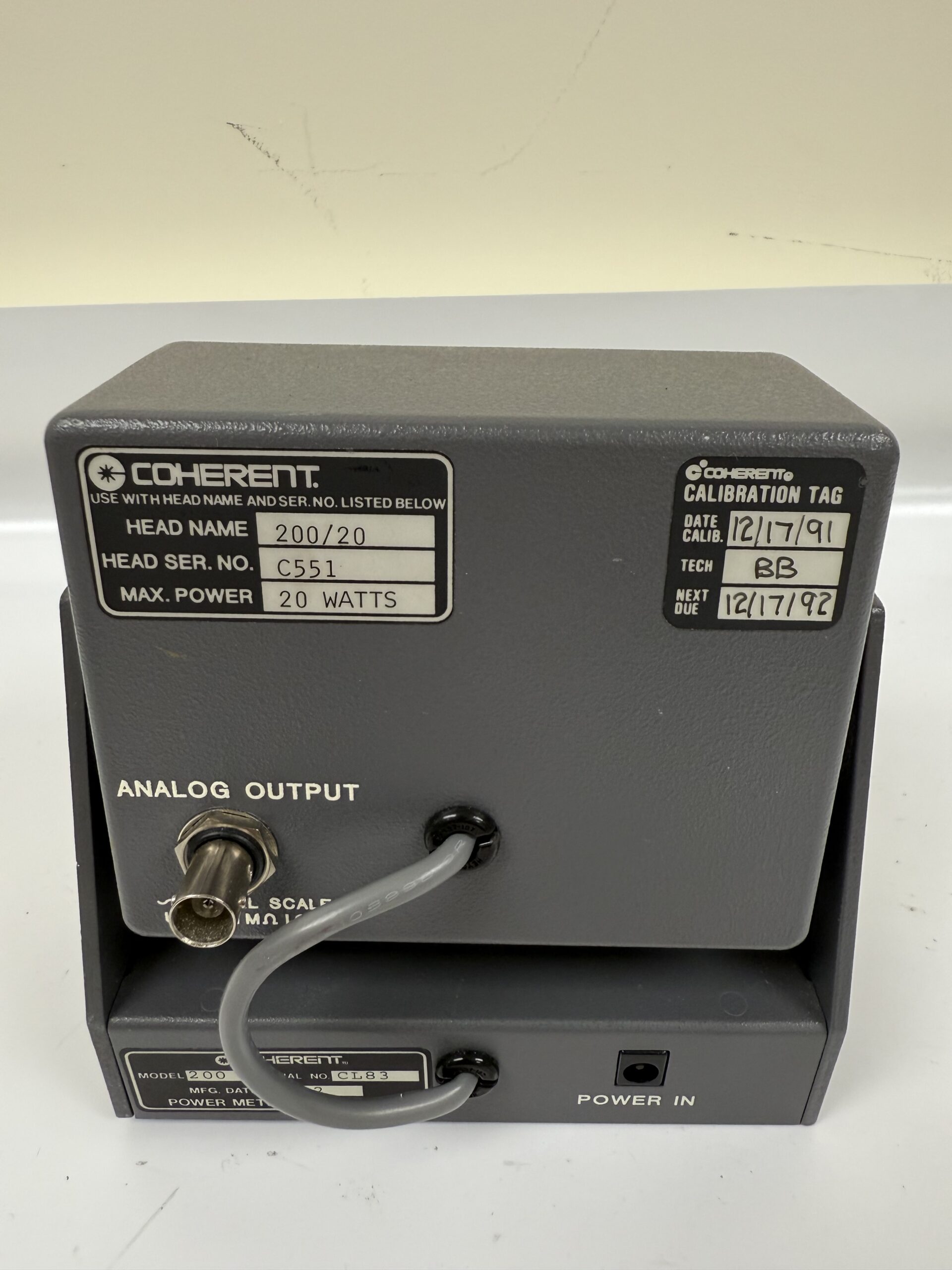 Coherent 200 Power Meter - Laser Measurement