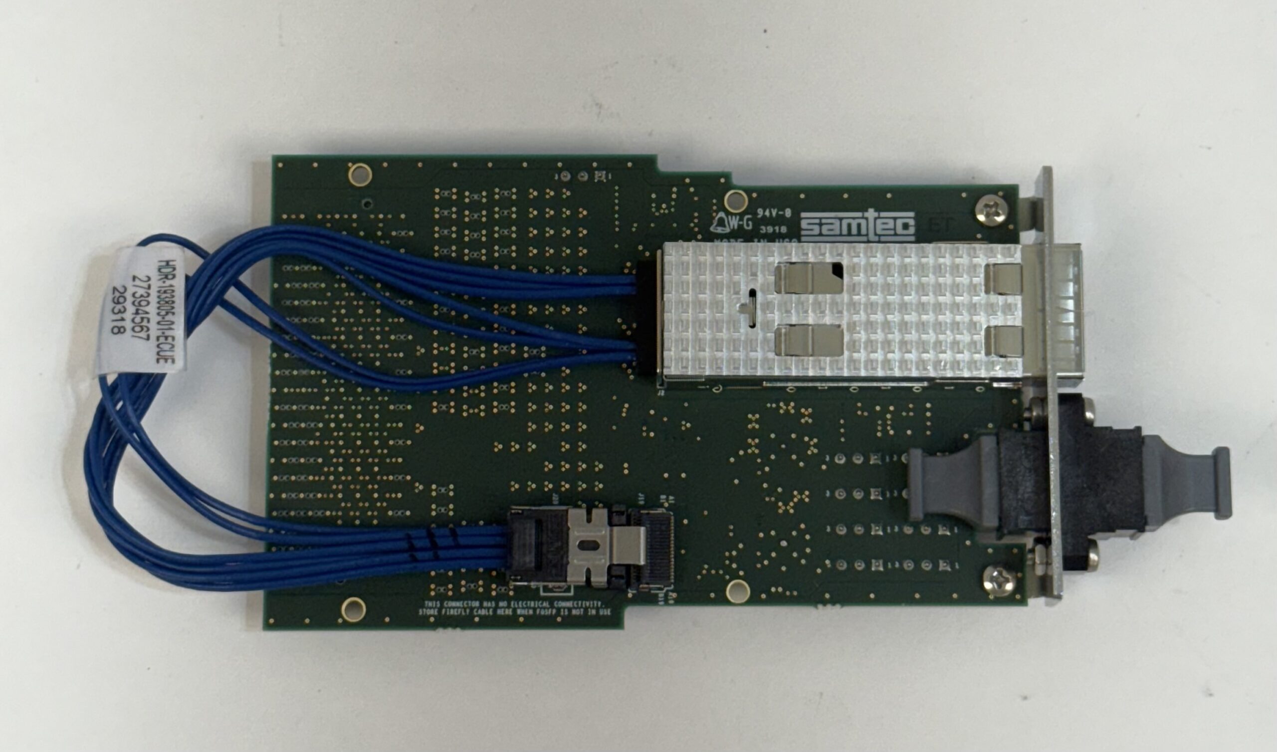 Samtec TeraSpeed PCBA 194195-XX - High-Speed PCB