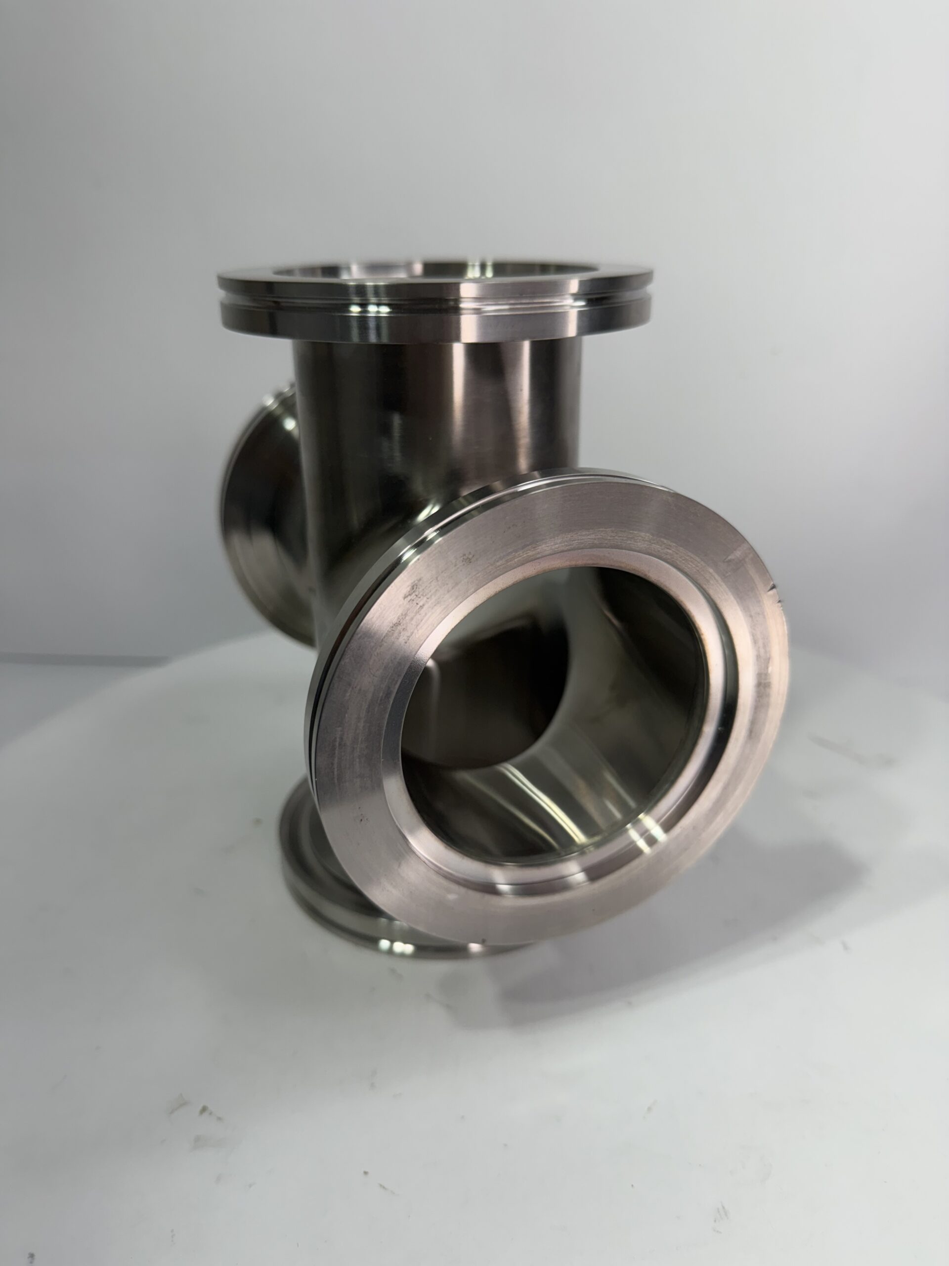 LDS Vacuum ISO80 4-Way Cross - 300mm, NW80 (AS IS)