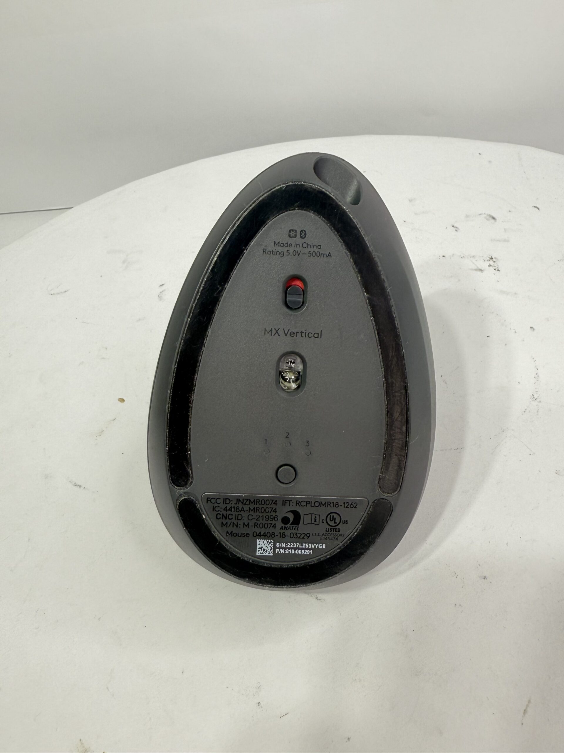 Logitech MX Vertical Ergonomic Mouse - Used