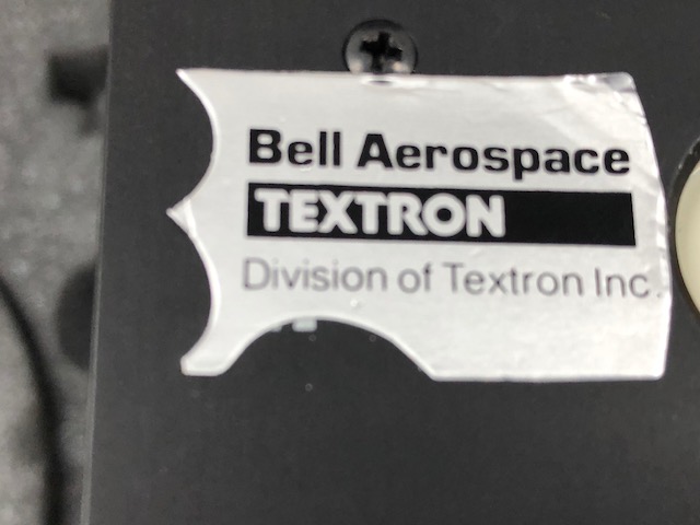 Bell Aerospace Textron 90/00090 Fiberoptic Angular Rate Sensor ...