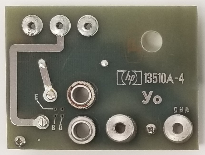Hewlett Packard 13510A Transistor Test Jig