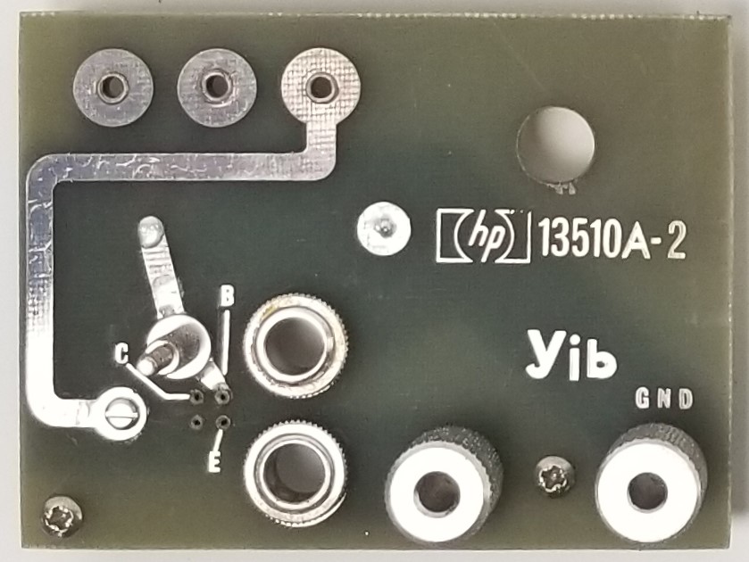 Hewlett Packard 13510A Transistor Test Jig